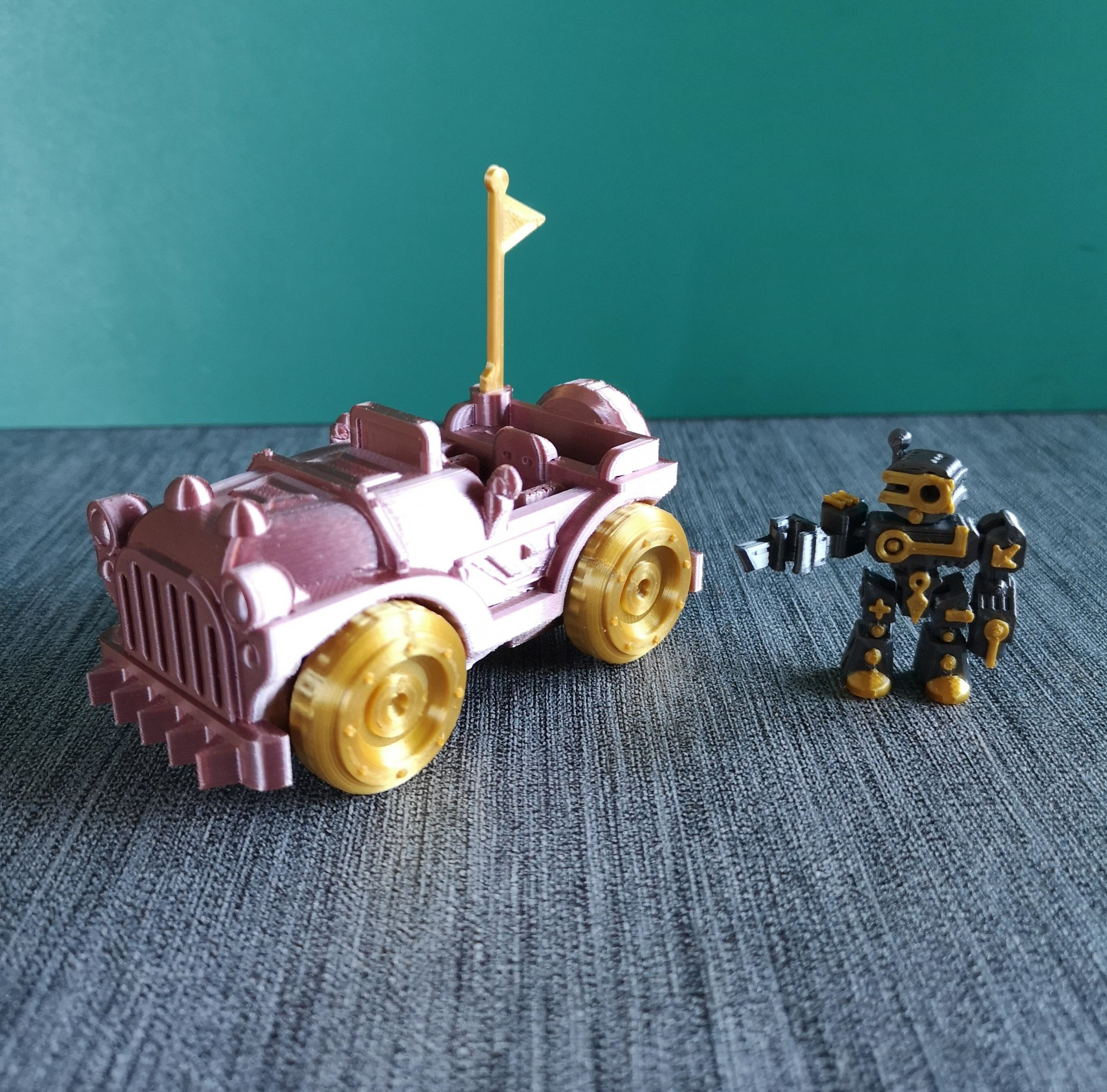 Free STL file FLIX Jeep - NO SUPPORTS / Easy print (Bots not included ...