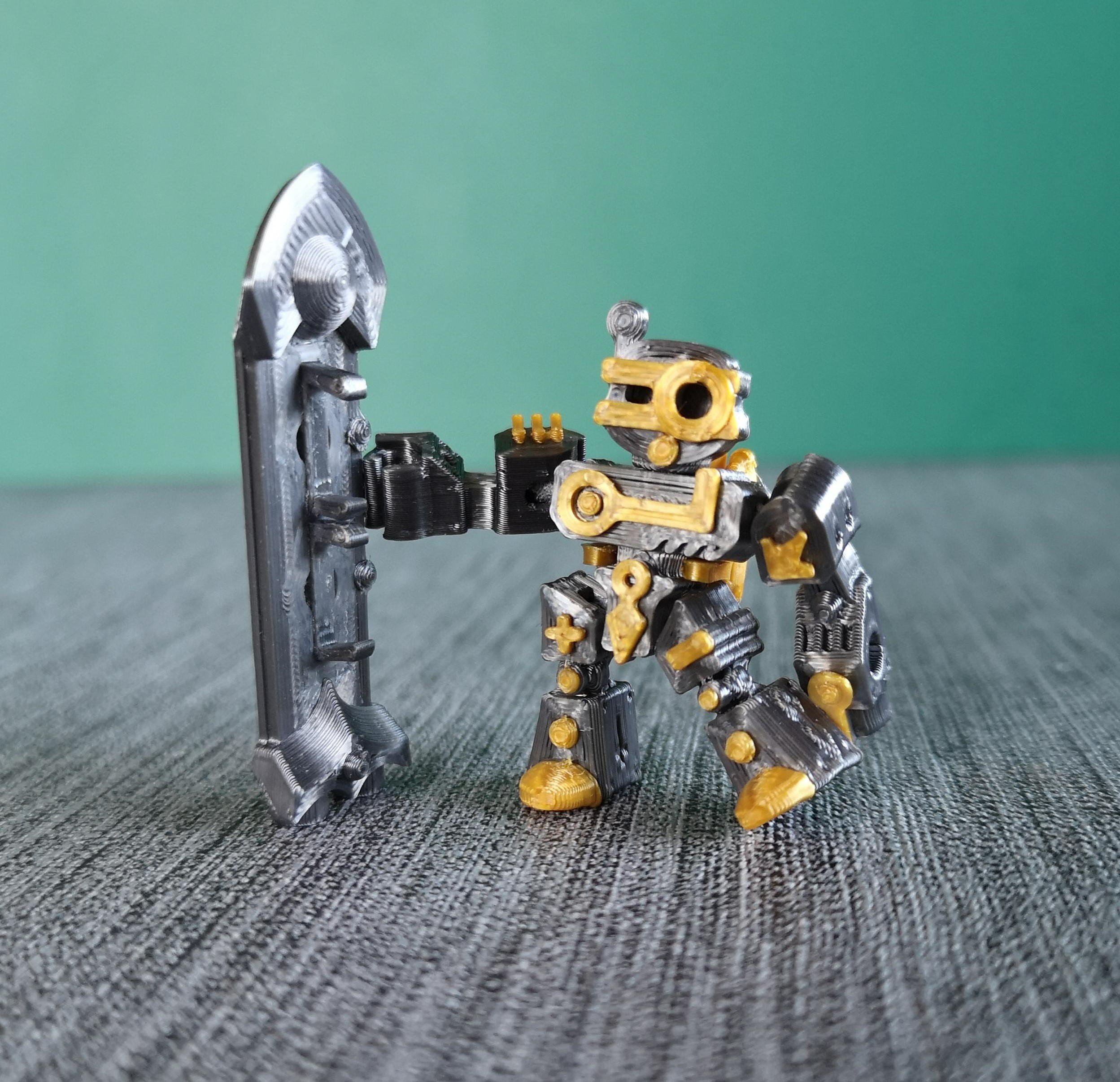 🥷 FLIX - The Microbot - NO SUPPORTS / Print in place / Easy print!・ STL ...