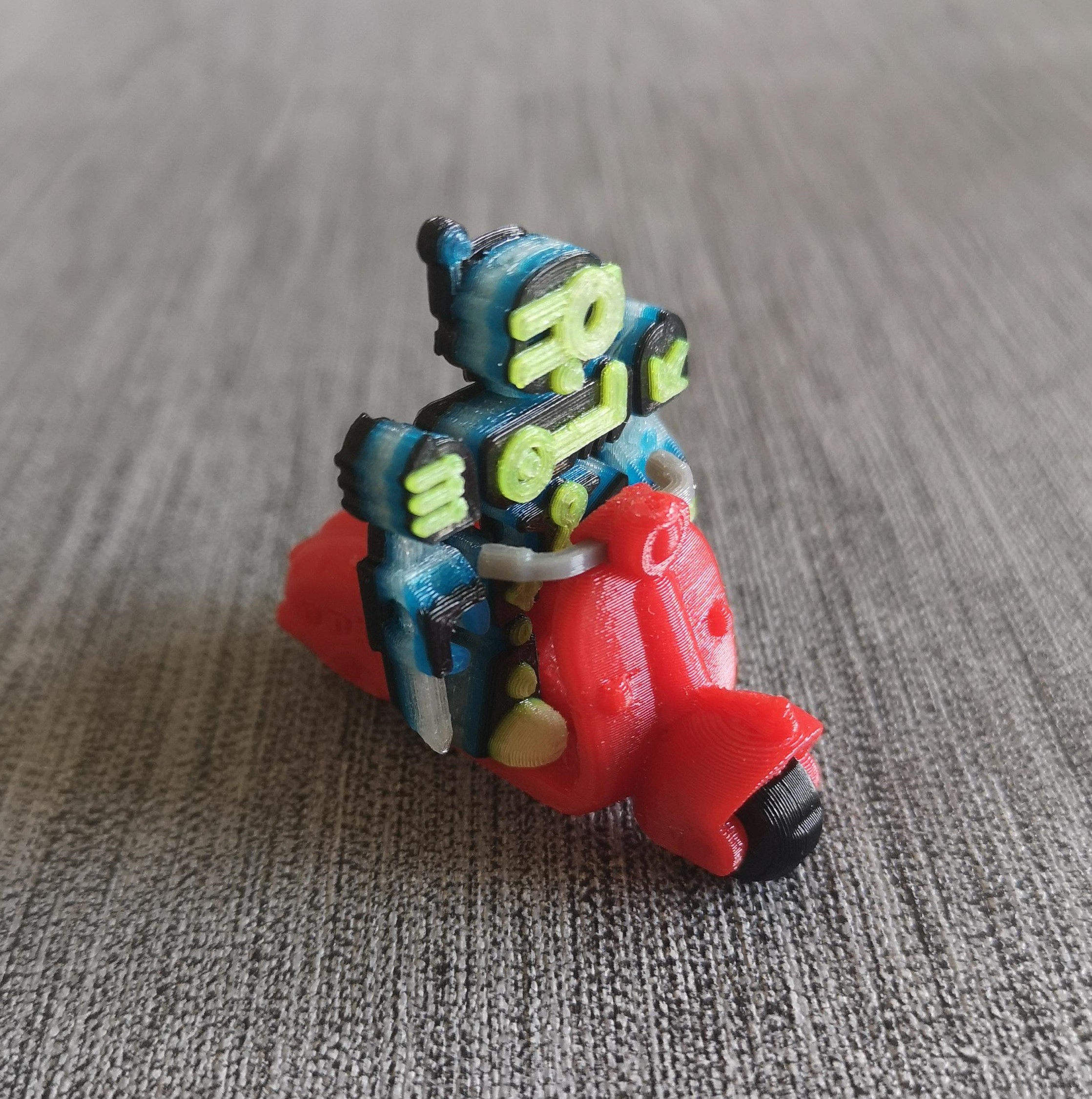 🥷 FLIX - The Microbot - NO SUPPORTS / Print in place / Easy print!・ STL ...