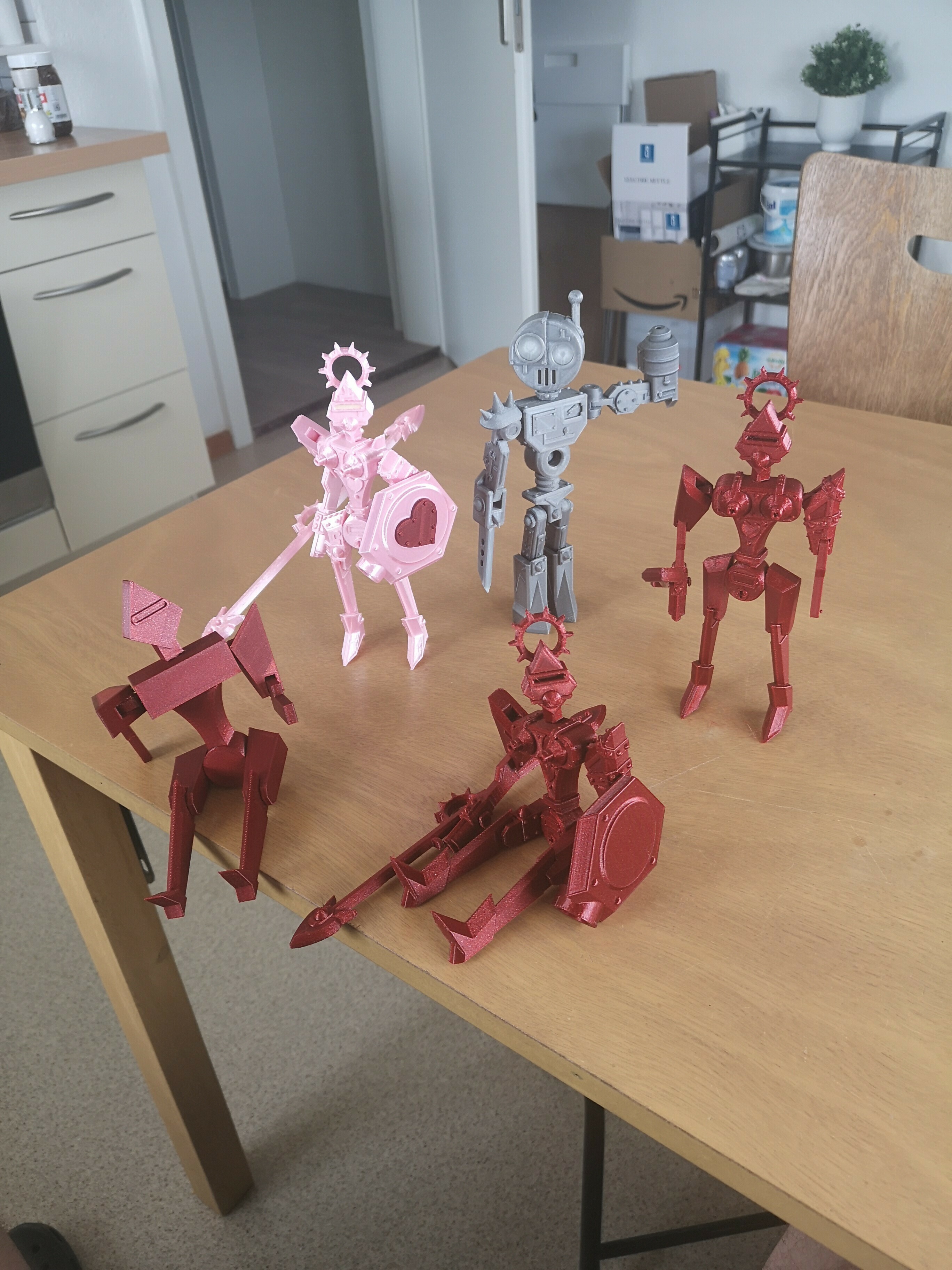🤖 LOVEBOT - Print in Place! NO SUPPORTS!!!・Archivo STL para ・Cults