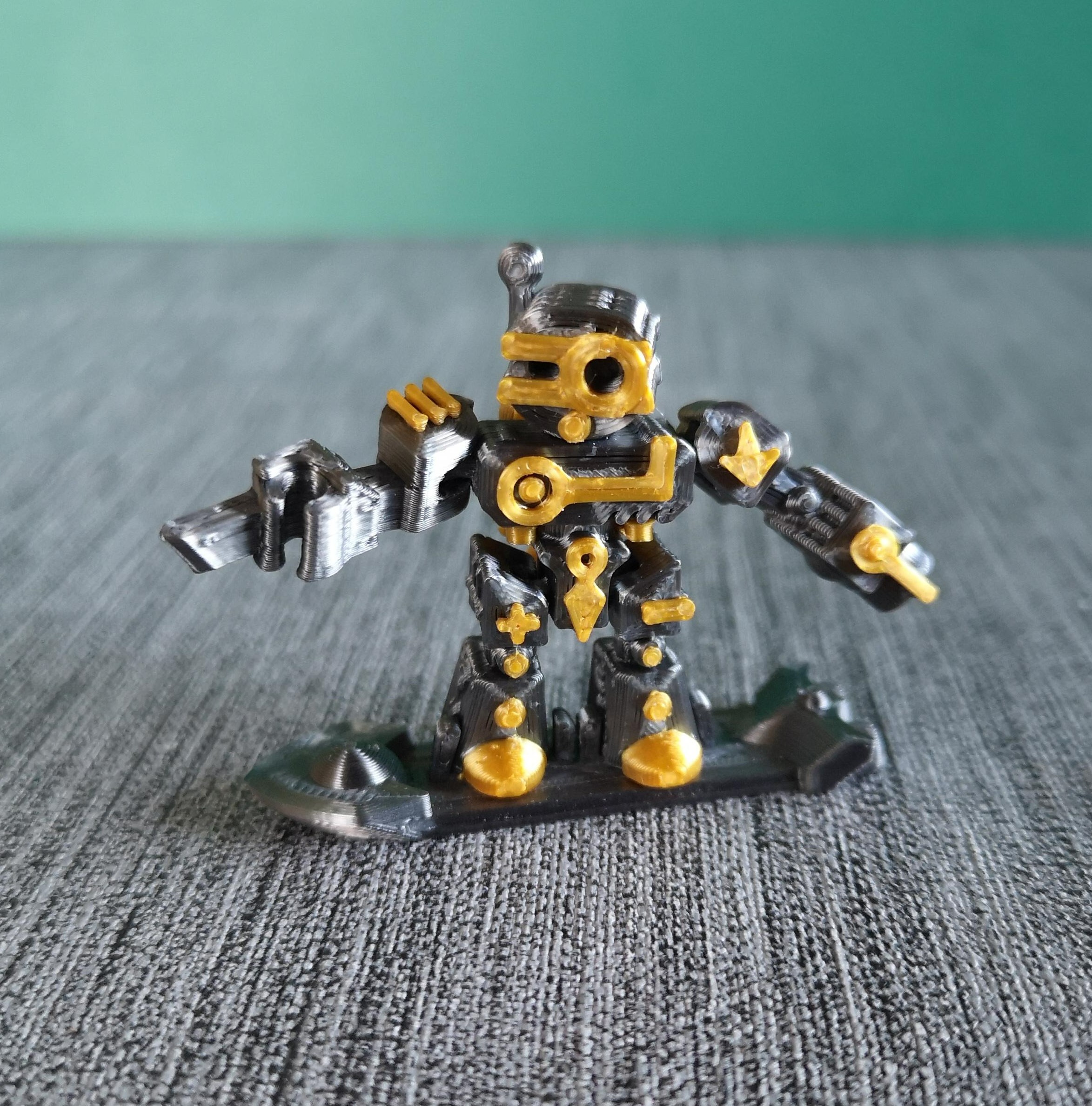 🥷 FLIX - The Microbot - NO SUPPORTS / Print in place / Easy print!・ STL ...