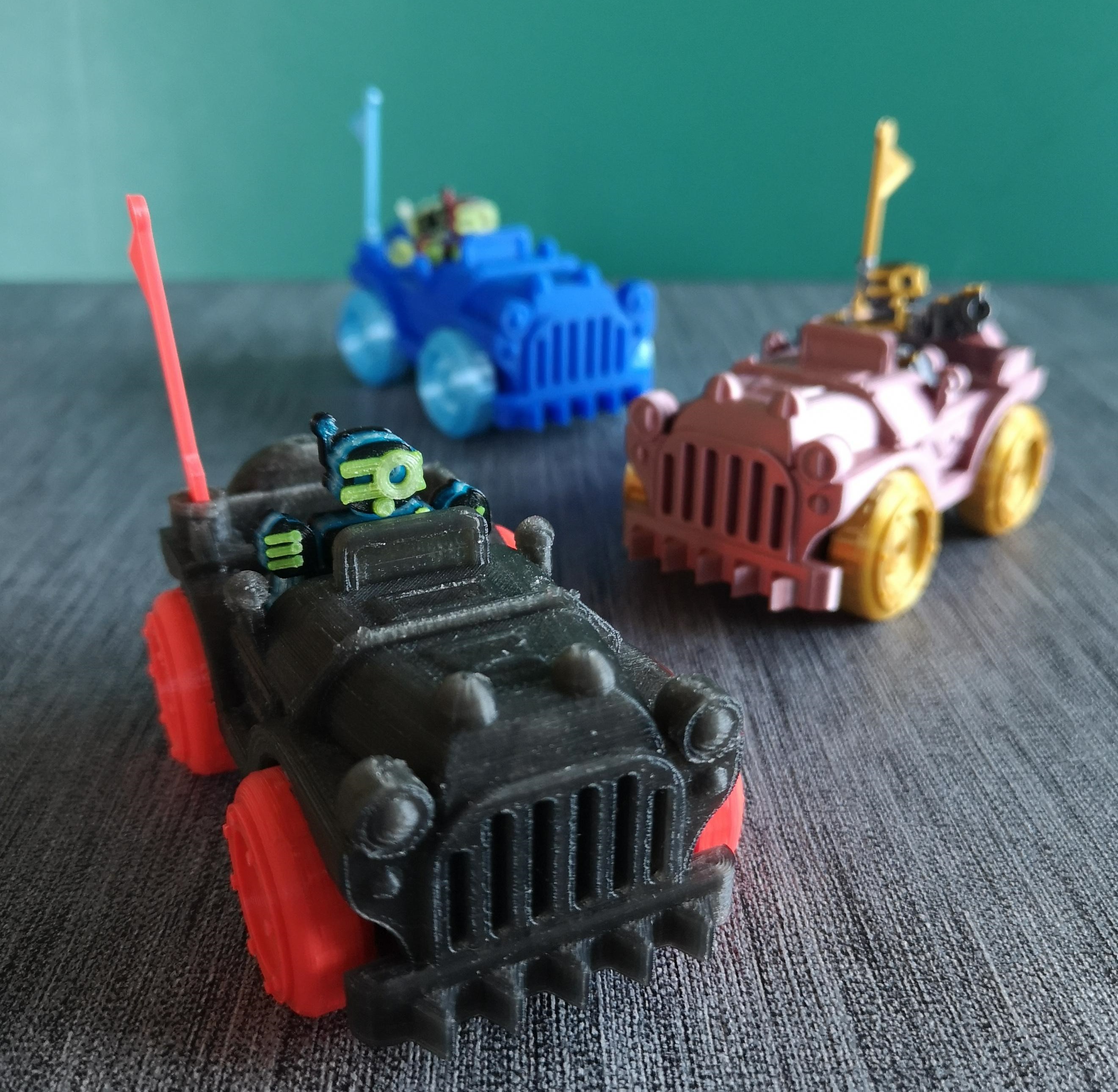 Free STL file FLIX Jeep - NO SUPPORTS / Easy print (Bots not included ...