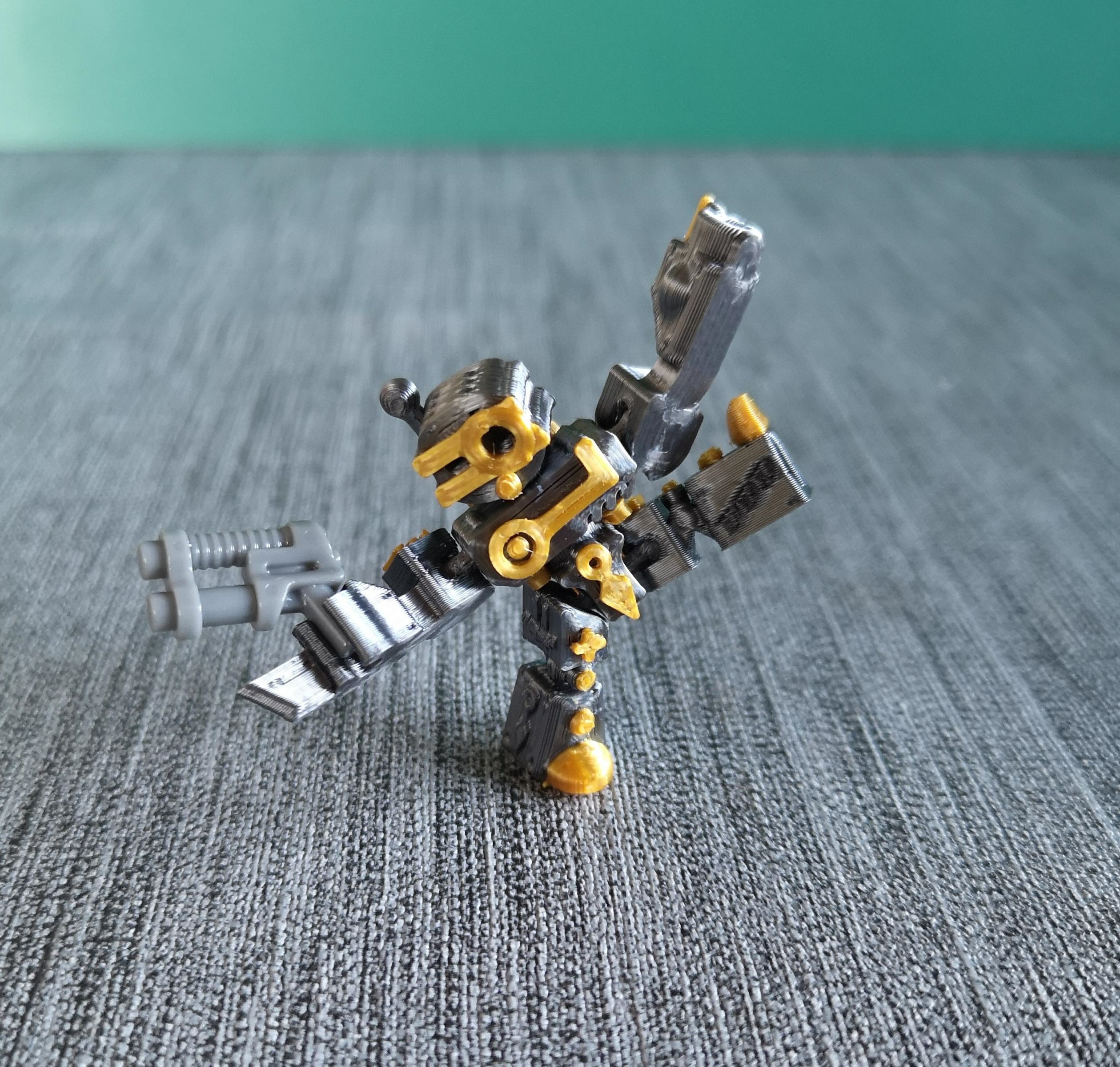 🥷 FLIX - The Microbot - NO SUPPORTS / Print in place / Easy print!・ STL ...