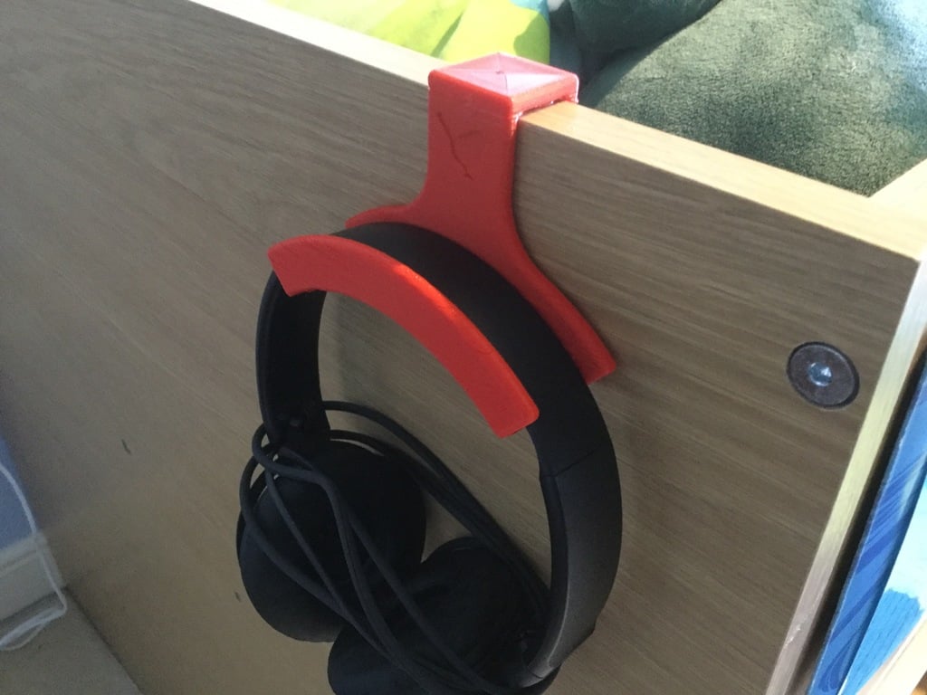 3D print Headphone hook - parametric・Cults