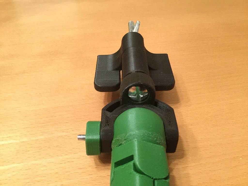 3D print Mini tripod iphone clamp mount v2・Cults