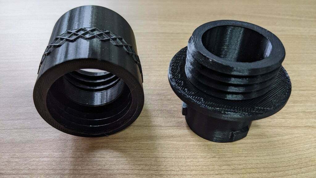 Fichier STL gratuit osVAC wall-bushing M32-Thread-Thread-H32 Ressort de ...