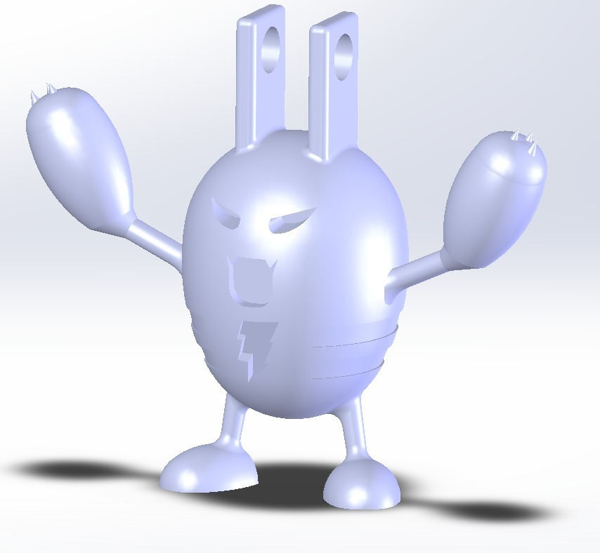 Archivo 3D Elekid - Pokémon eléctrico 🐉 ・Modelo de impresión 3D para ...