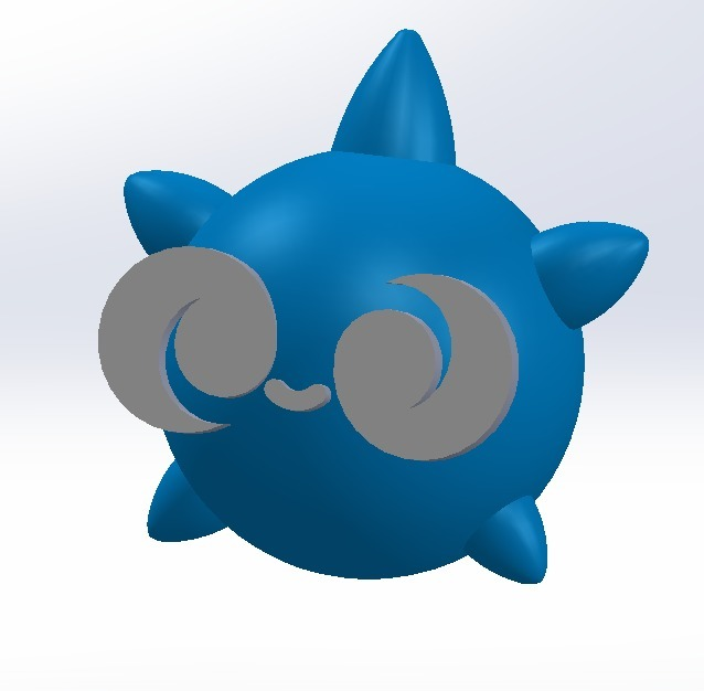 3D file Minior Flat Base or Rollie Pollie- Shields Down - Pokemon ⬇️ ...