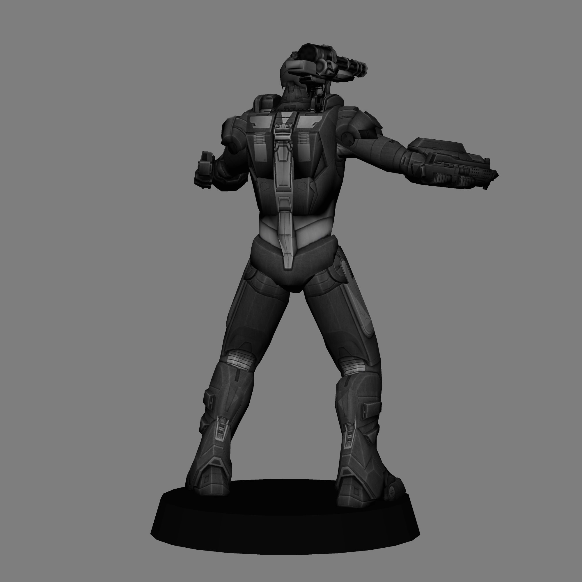 STL file WarMachine Mk1 - Ironman 2 LOW POLYGONS AND NEW EDITION 🆕 ・3D ...