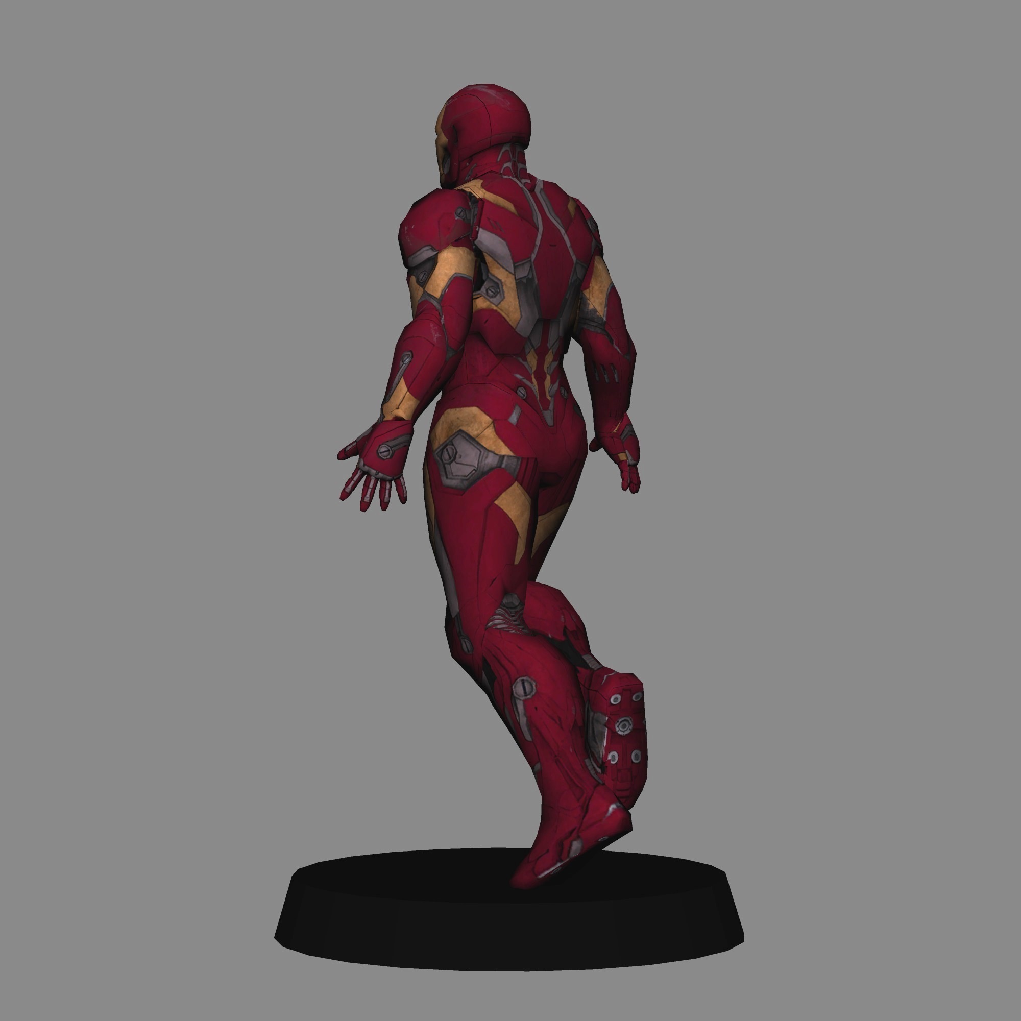 STL file Ironman Mk 46 - Captain America CIVIL WAR LOW POLYGONS AND NEW ...