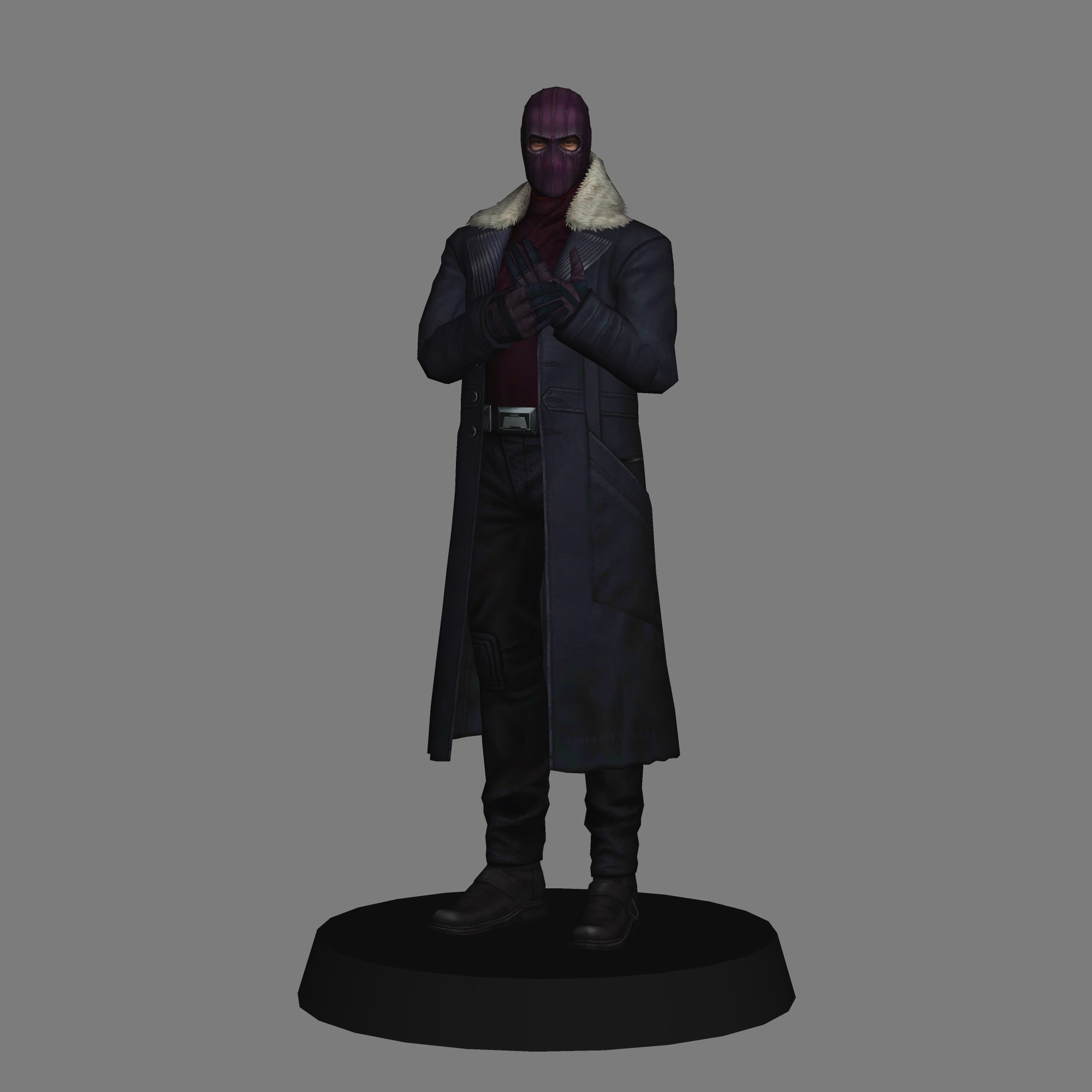 STL file Baron Zemo - Falcon and the Wintersoldier LOW POLYGONS AND NEW ...