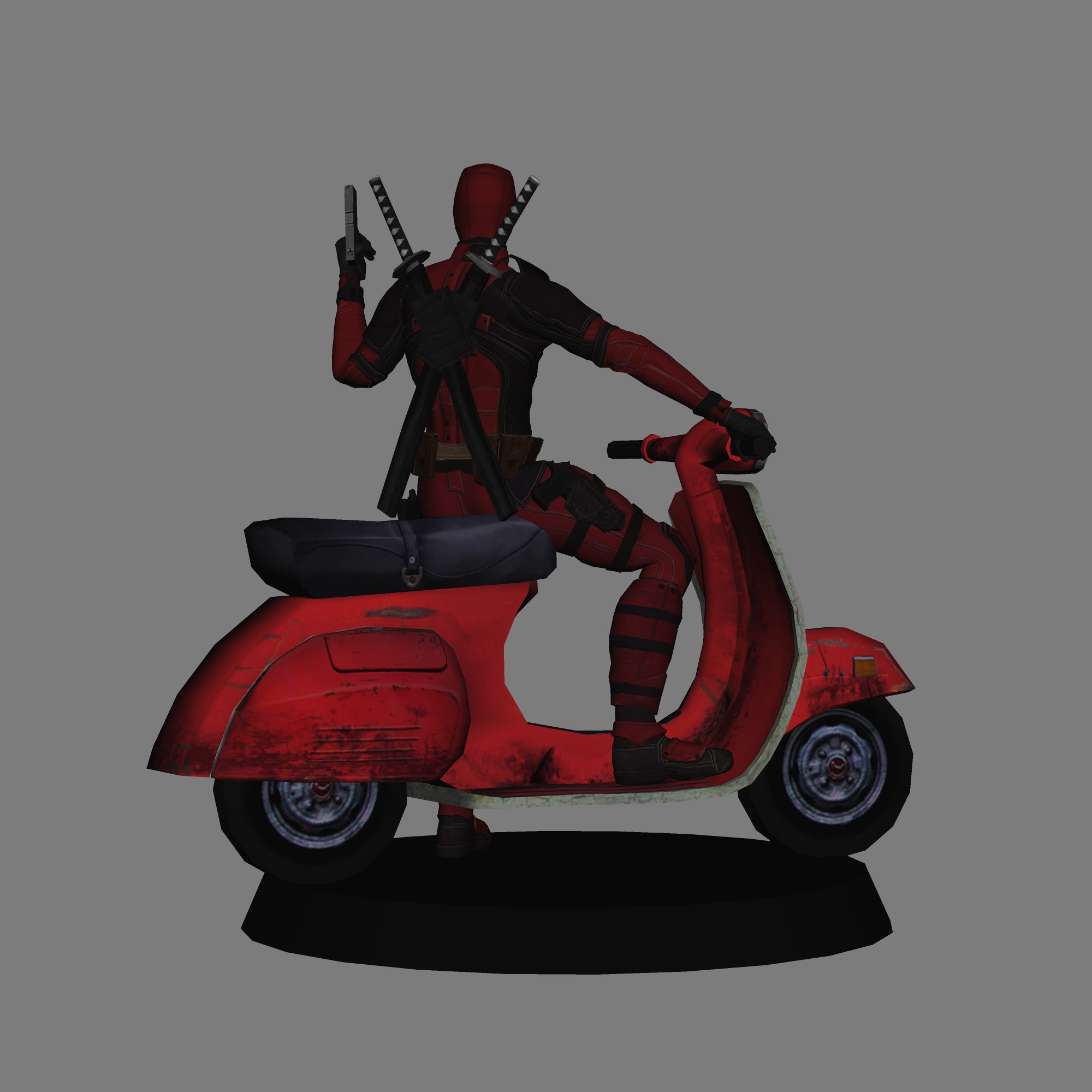 🎬 Deadpool - Deadpool Movie LOW POLYGONS AND NEW EDITION・ STL File for ...