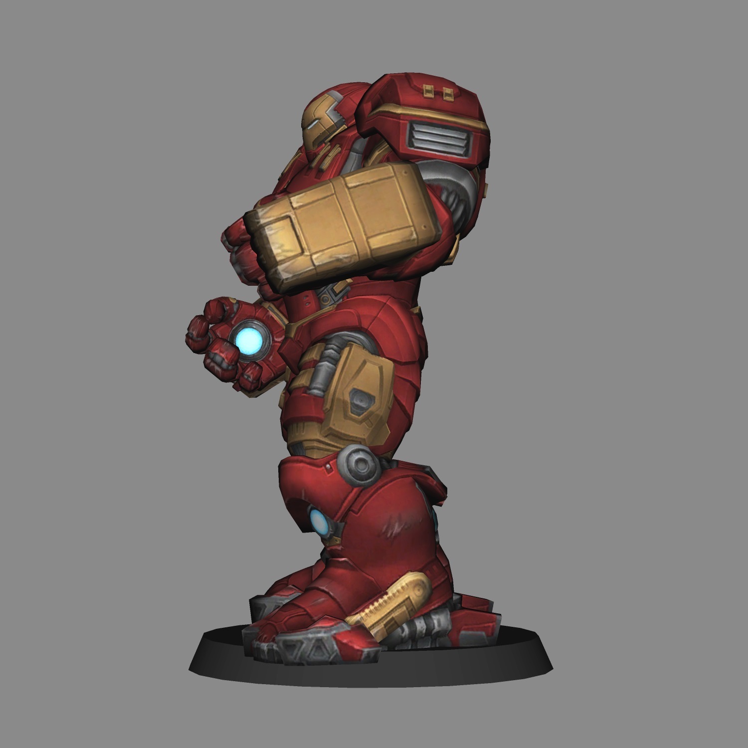 STL file Hulkbuster V1 - Avengers Age Of Ultron LOW POLYGONS AND NEW ...