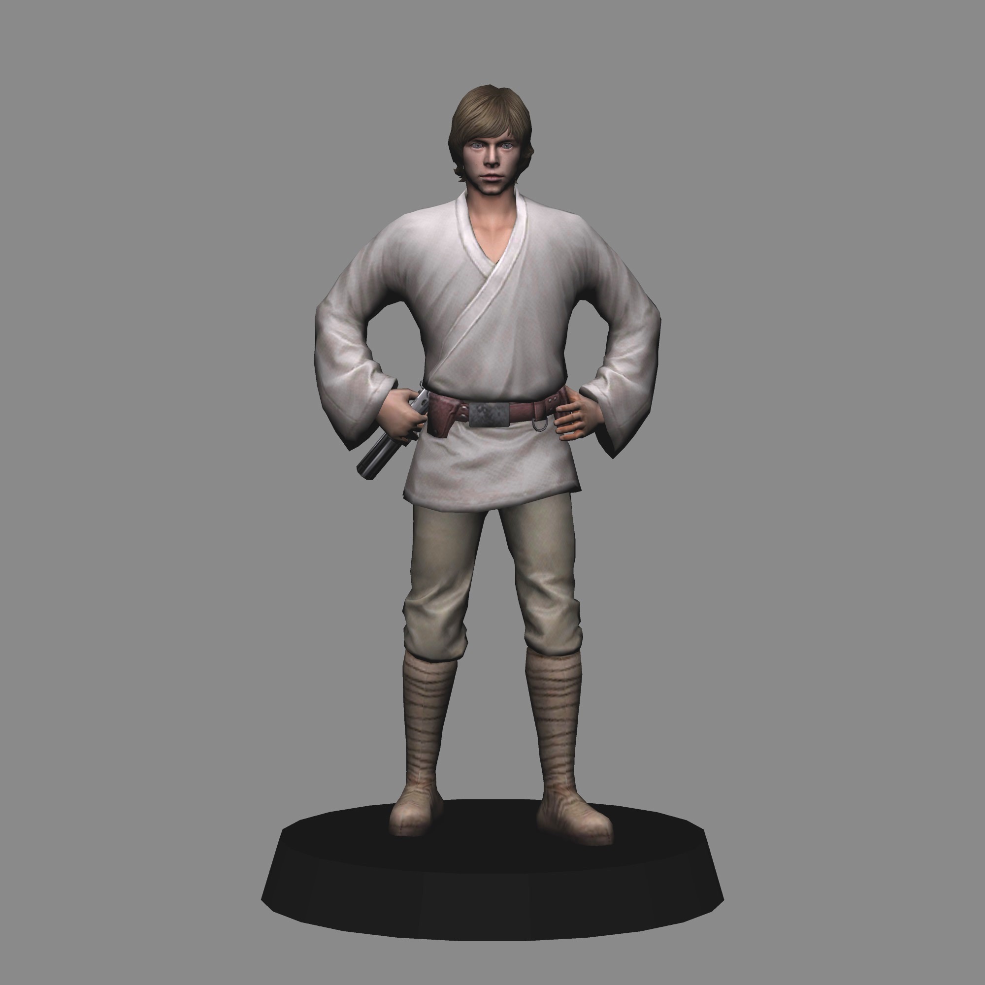 🦸 Luke Skywalker - Starwars LOW POLY 3D PRINT・ STL File for ・Cults