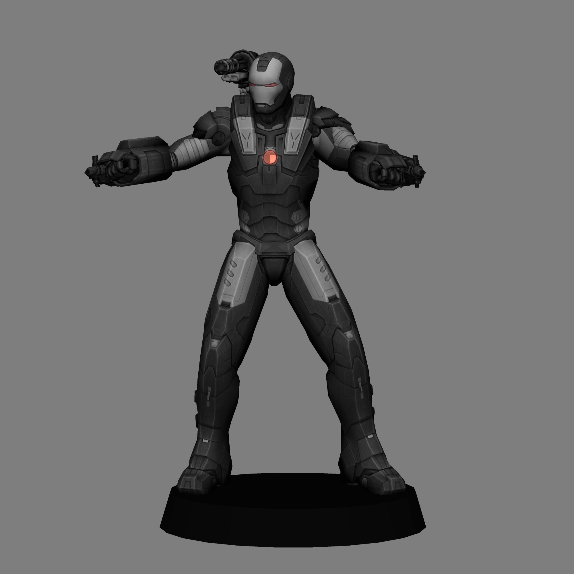 STL file WarMachine Mk1 - Ironman 2 LOW POLYGONS AND NEW EDITION 🆕 ・3D ...