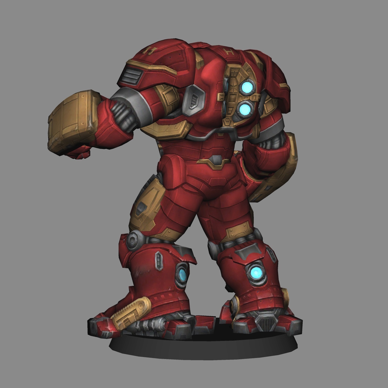 STL file Hulkbuster V1 - Avengers Age Of Ultron LOW POLYGONS AND NEW ...
