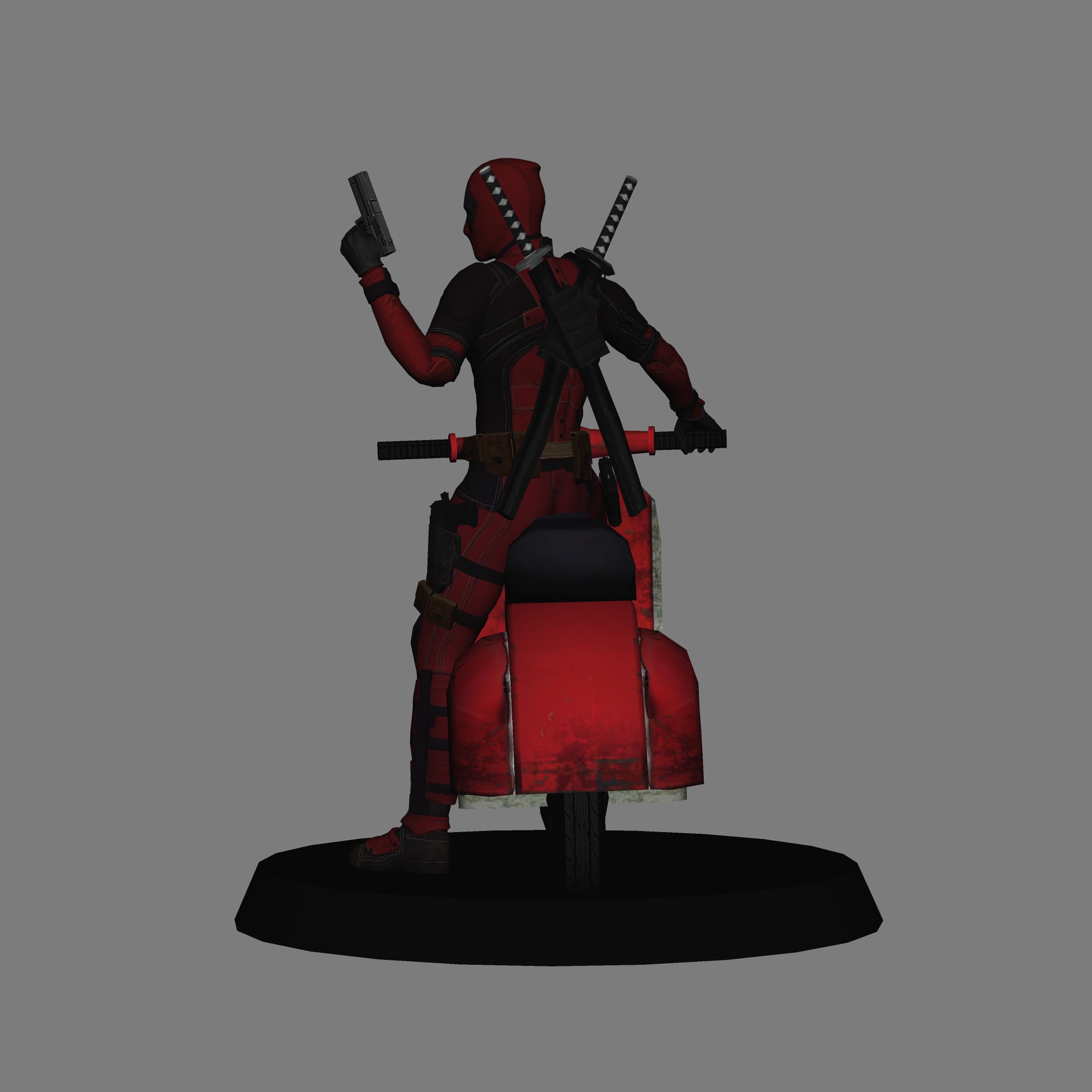 🎬 Deadpool - Deadpool Movie LOW POLYGONS AND NEW EDITION・ STL File for ...