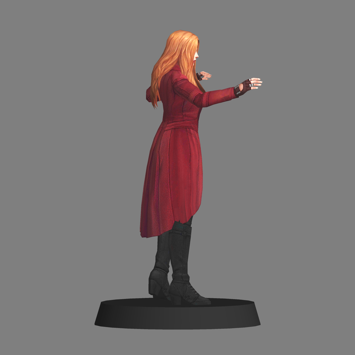 STL file Scarlet Witch - Avengers Endgame LOW POLYGONS AND NEW EDITION ...