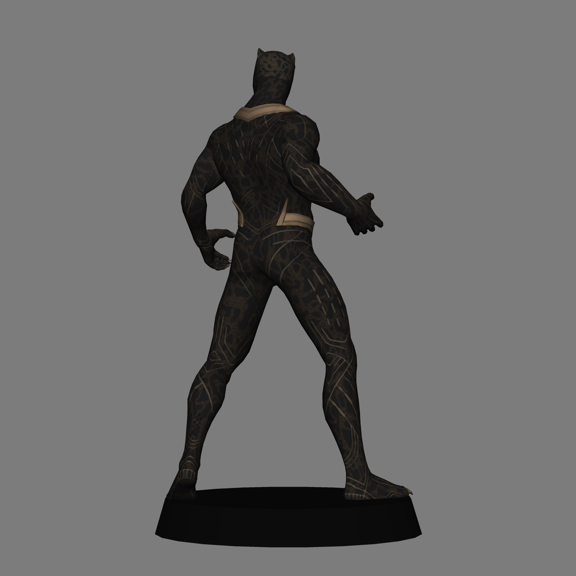 🎬 Killmoger - Black Panther Movie low poly 3d print・ STL File for 3D ...