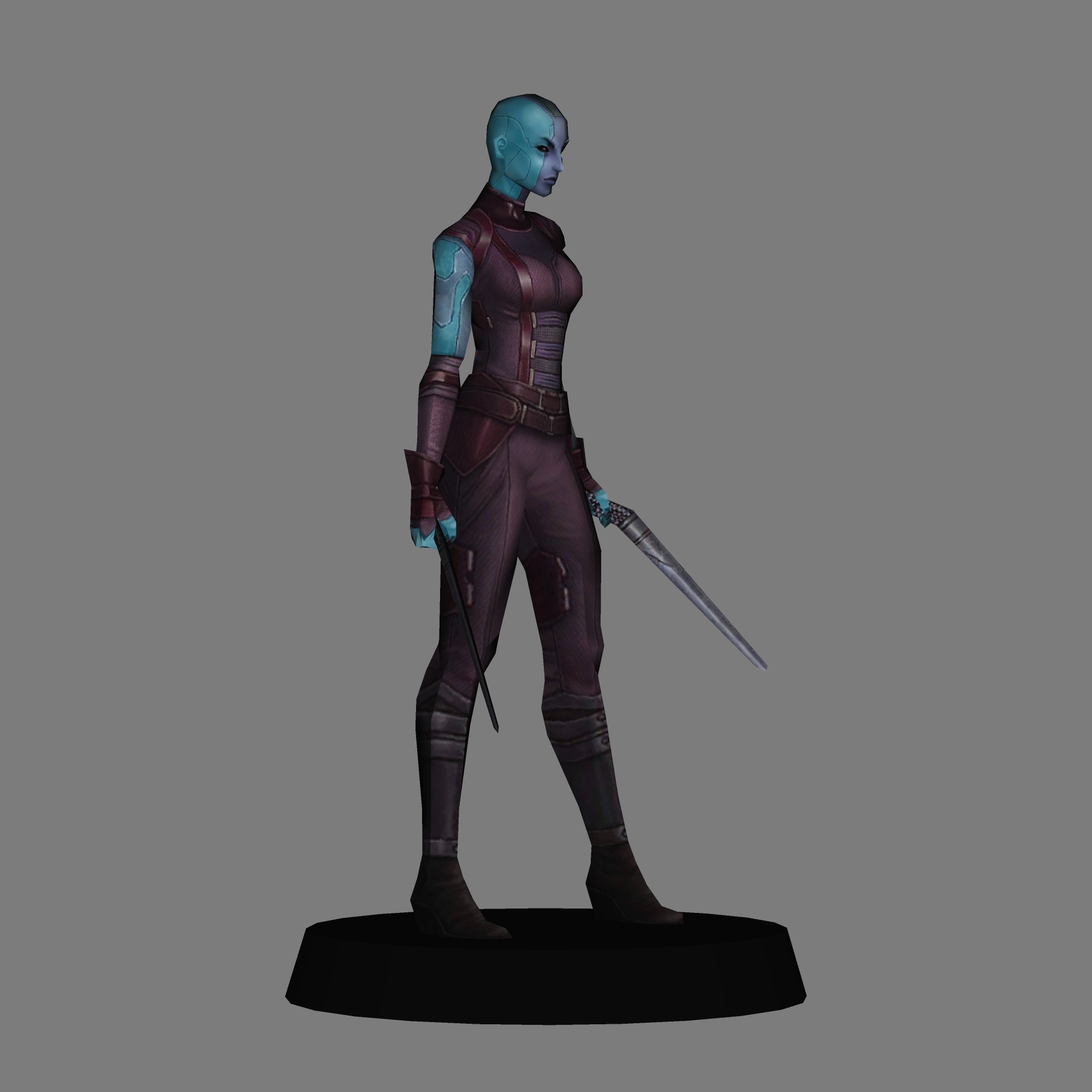 🆕 Nebula - Guardians of the Galaxy LOW POLYGONS AND NEW EDITION・ STL ...