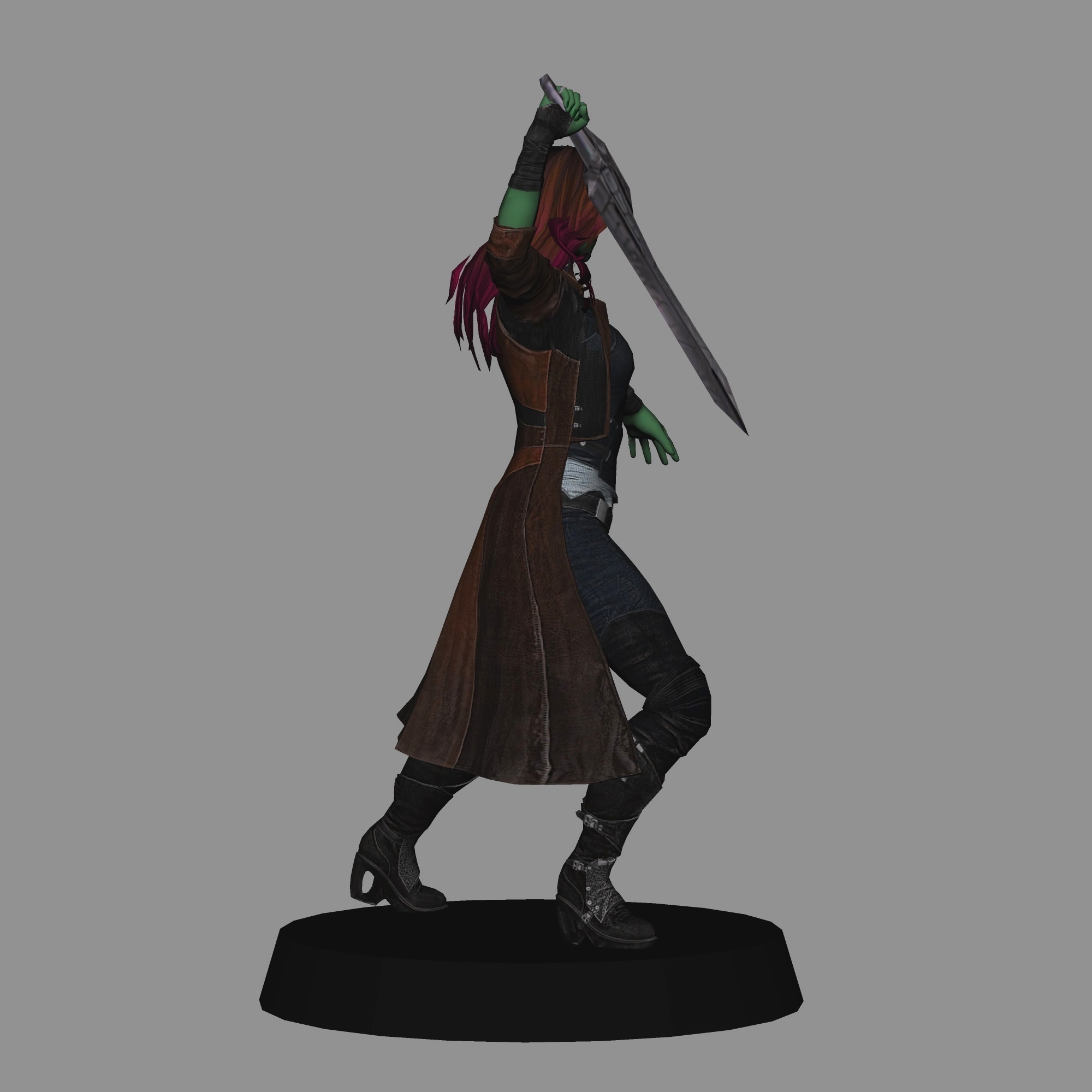 🦸 Gamora - Avengers Infinity War LOW POLYGONS AND NEW EDITION・ STL File ...