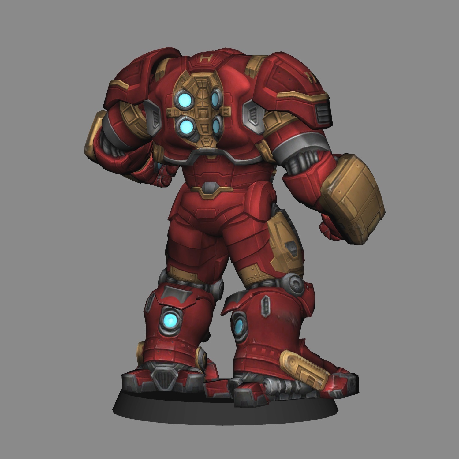 STL file Hulkbuster V1 - Avengers Age Of Ultron LOW POLYGONS AND NEW ...