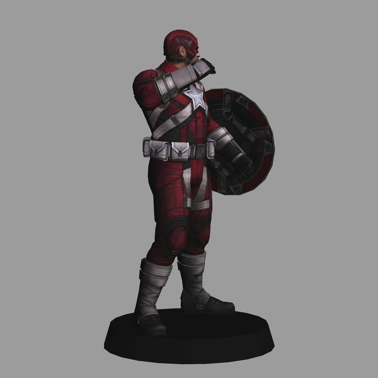 STL file Red Guardian - Black Widow Movie LOW POLYGONS AND NEW EDITION ...