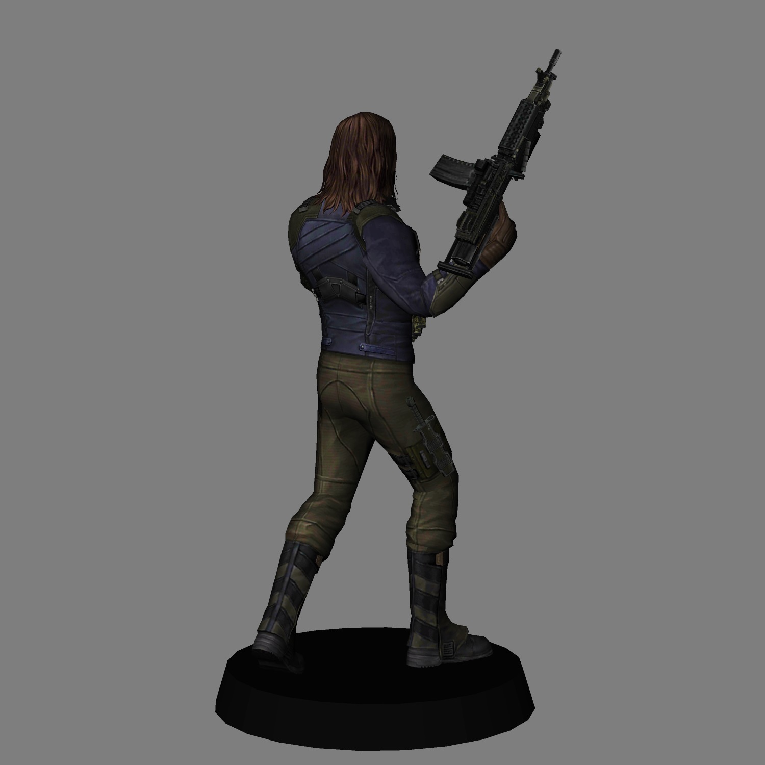 arquivo STL Winter Soldier - Avengers Endgame LOW POLYGONS AND NEW ...