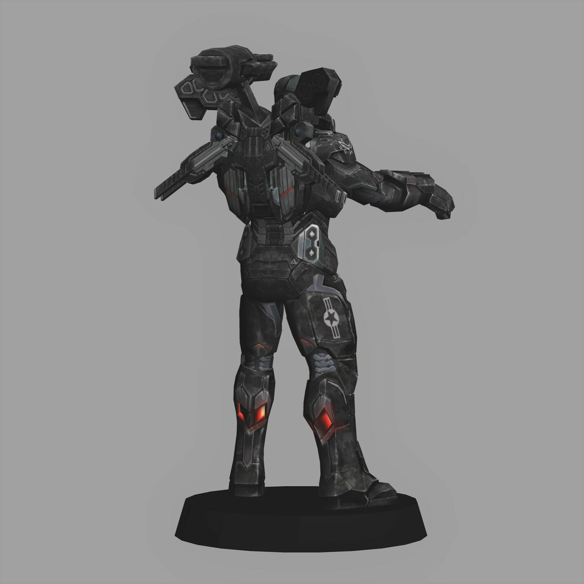 🦸 Warmachine Mk4 - Avengers Infinity War LOW POLYGONS AND NEW EDITION ...