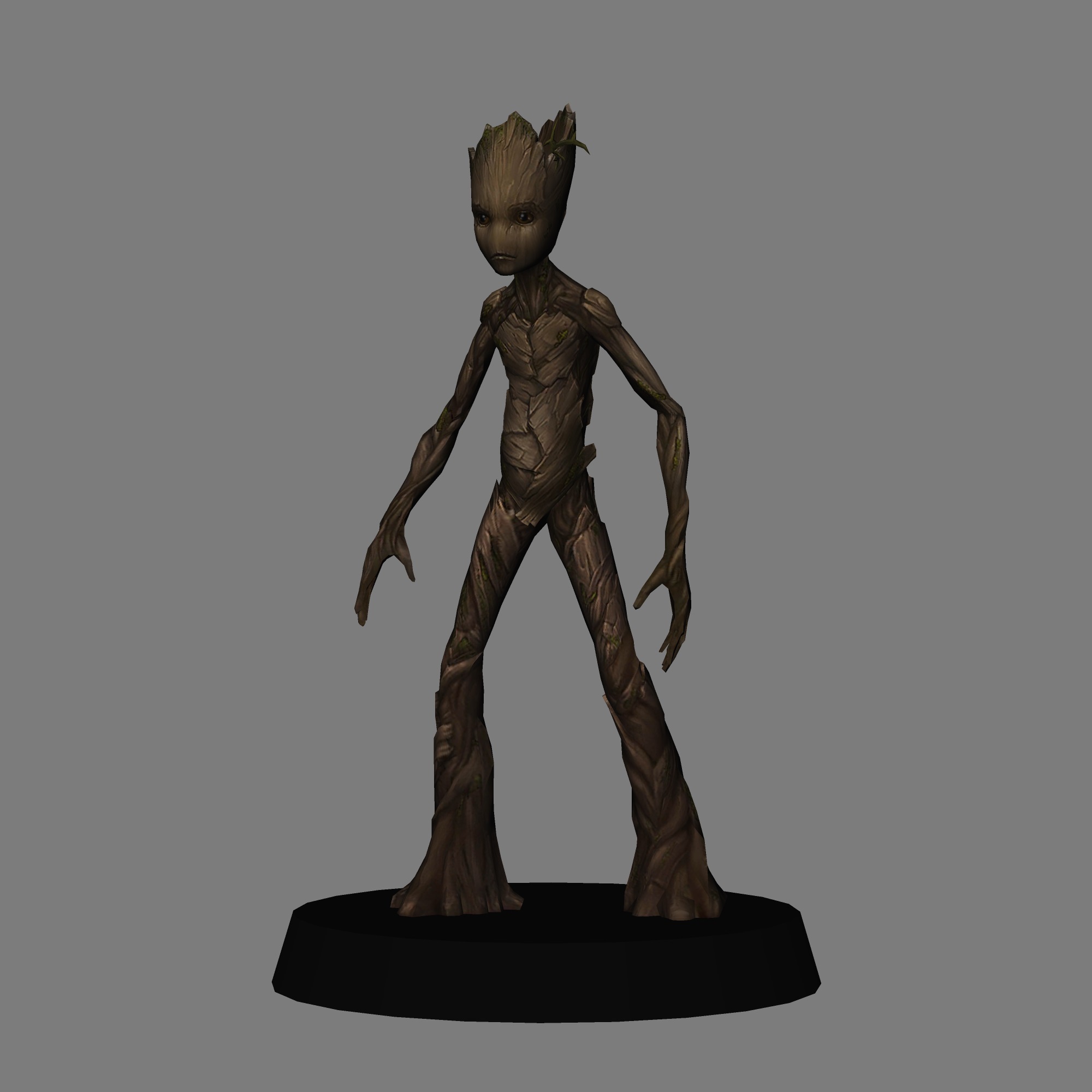 Fichier STL Teen Groot - Avengers Infinity War LOW POLYGONS ET NOUVELLE ...