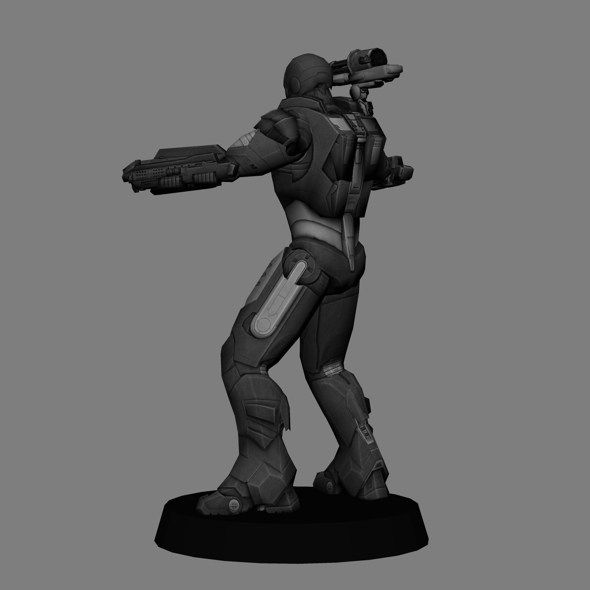 STL file WarMachine Mk1 - Ironman 2 LOW POLYGONS AND NEW EDITION 🆕 ・3D ...