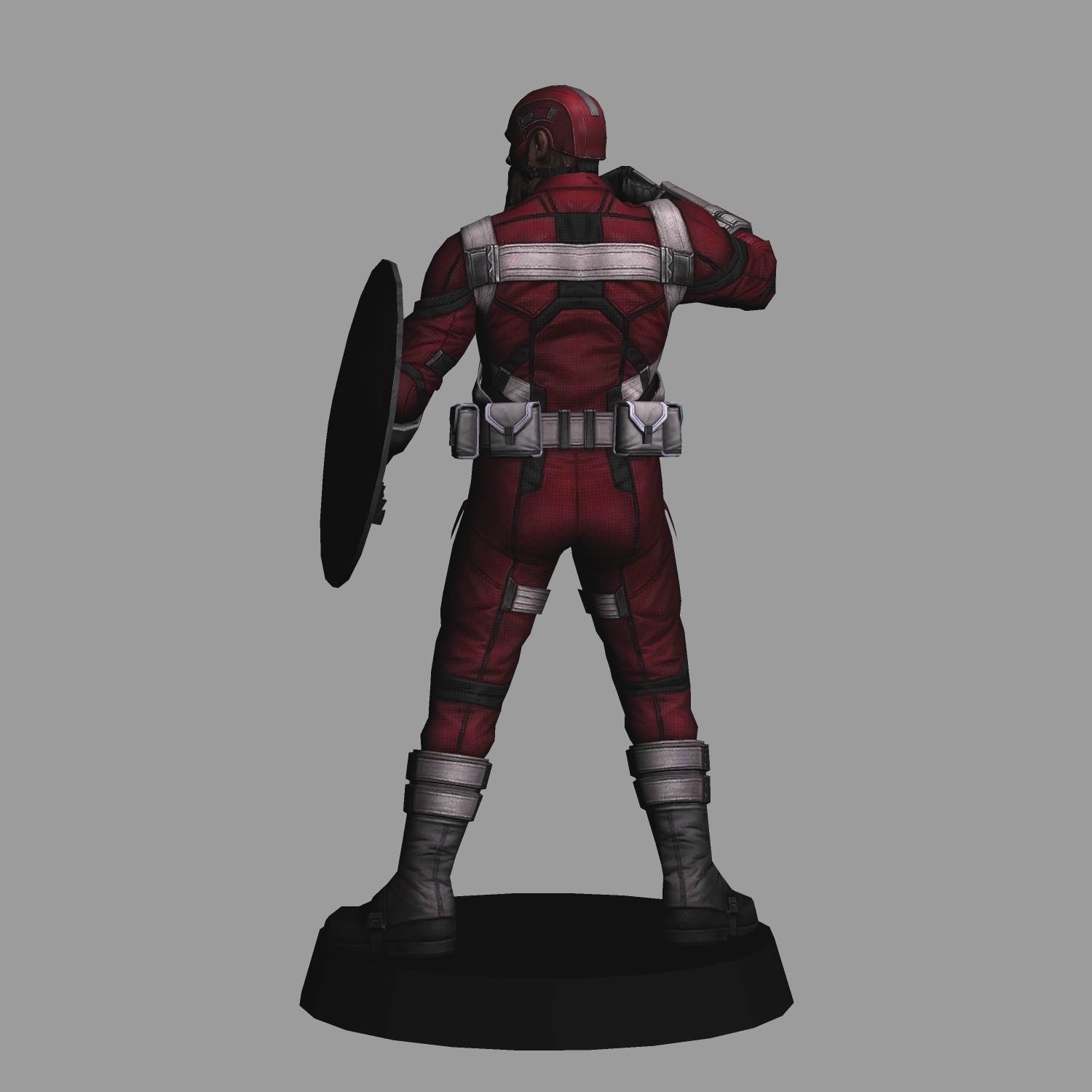 STL file Red Guardian - Black Widow Movie LOW POLYGONS AND NEW EDITION ...