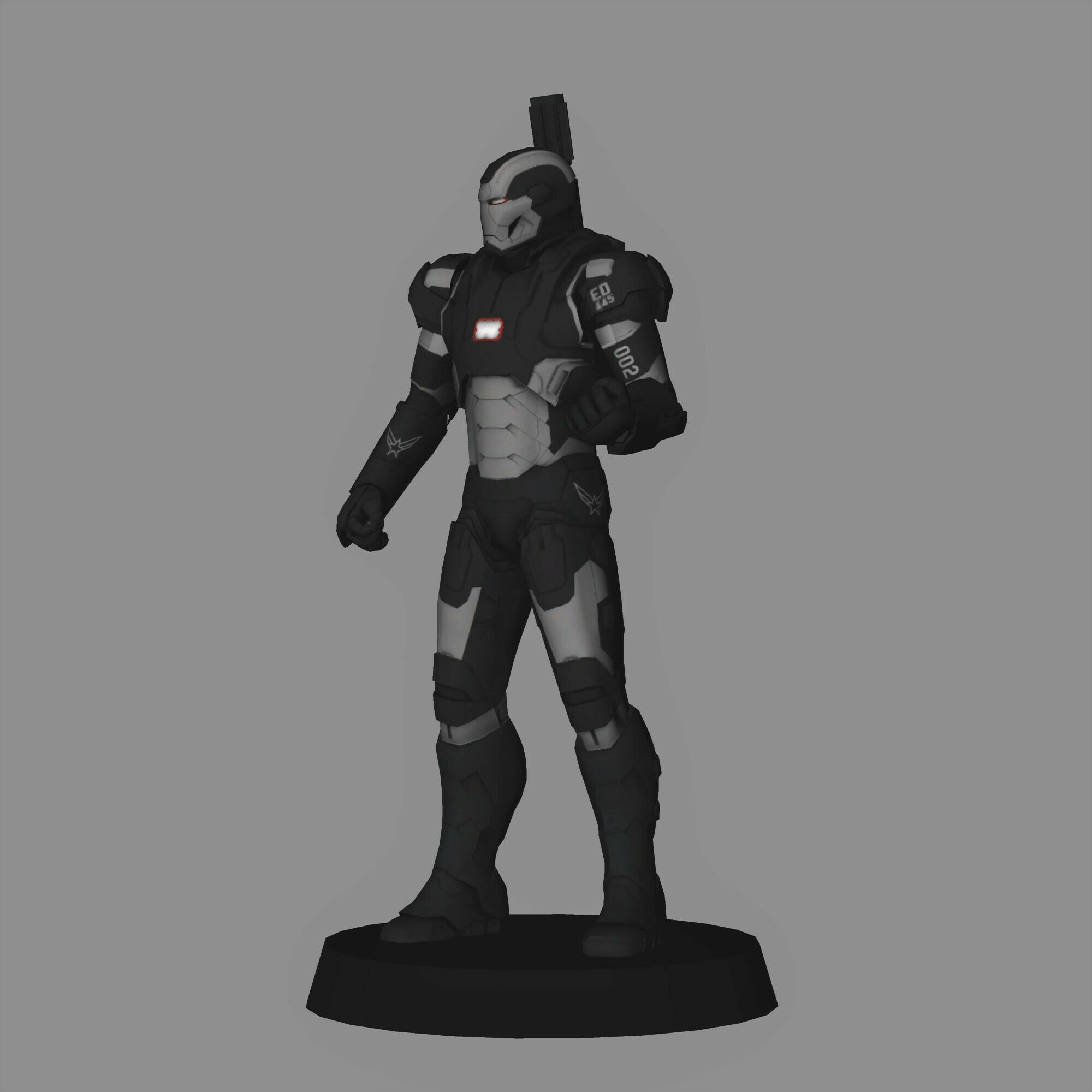 🦸 Warmachine Mk 2 - Avengers Age of Ultron LOW POLYGONS AND NEW EDITION ...