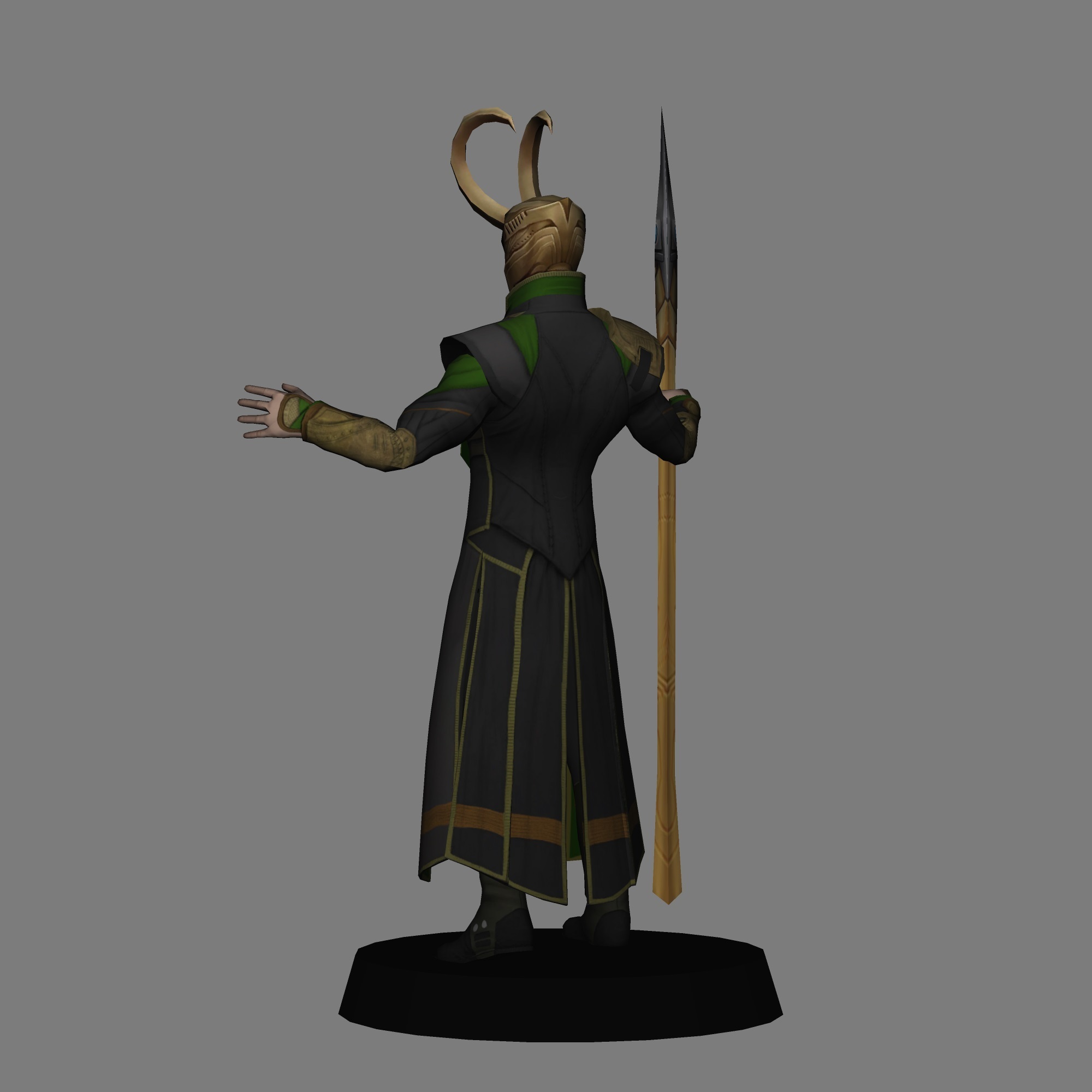 Fichier STL Loki - Avengers low poly 3d print 🦸 ・Plan pour imprimante ...