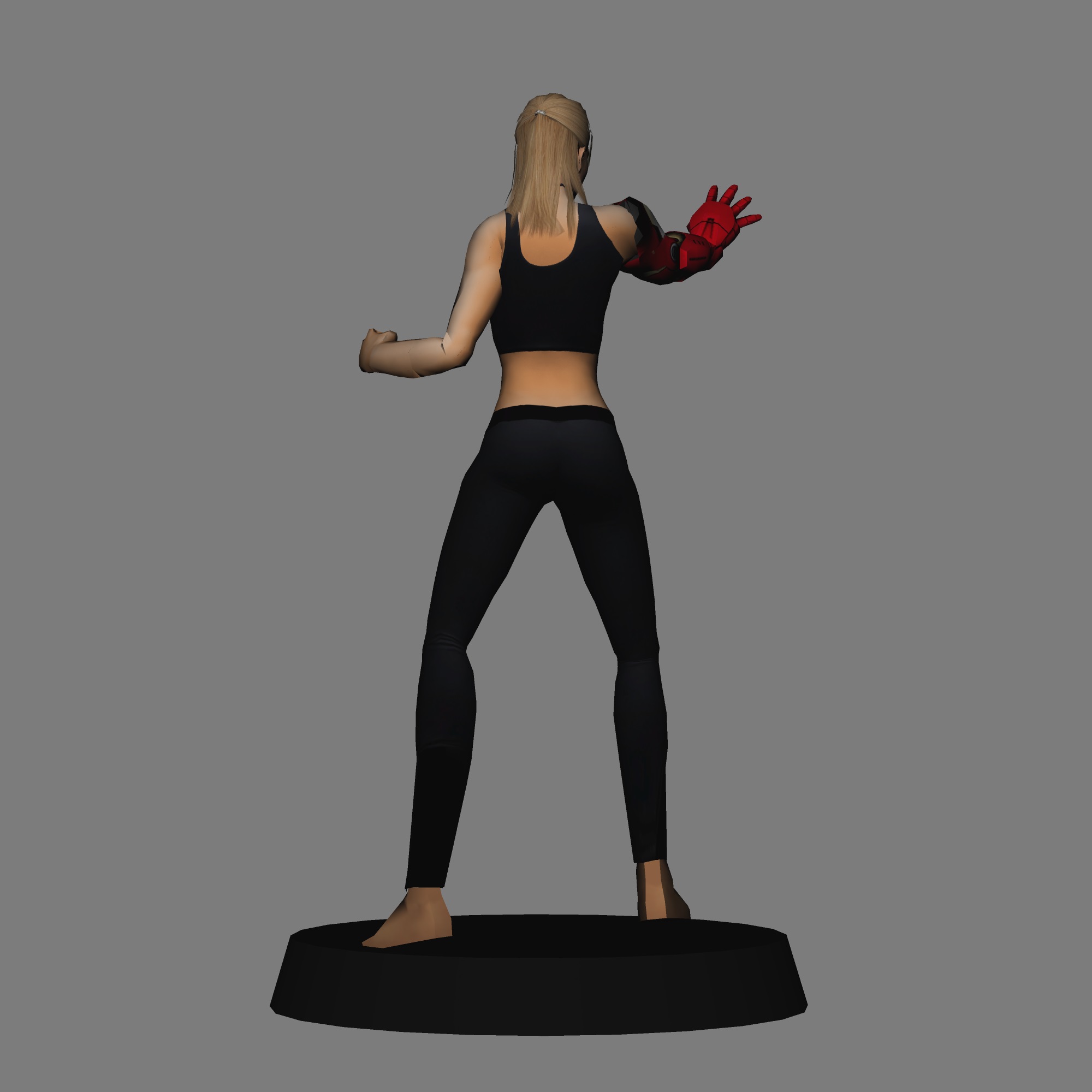STL file Pepper Potts Extremis - Ironman 3 LOW POLYGONS AND NEW EDITION ...