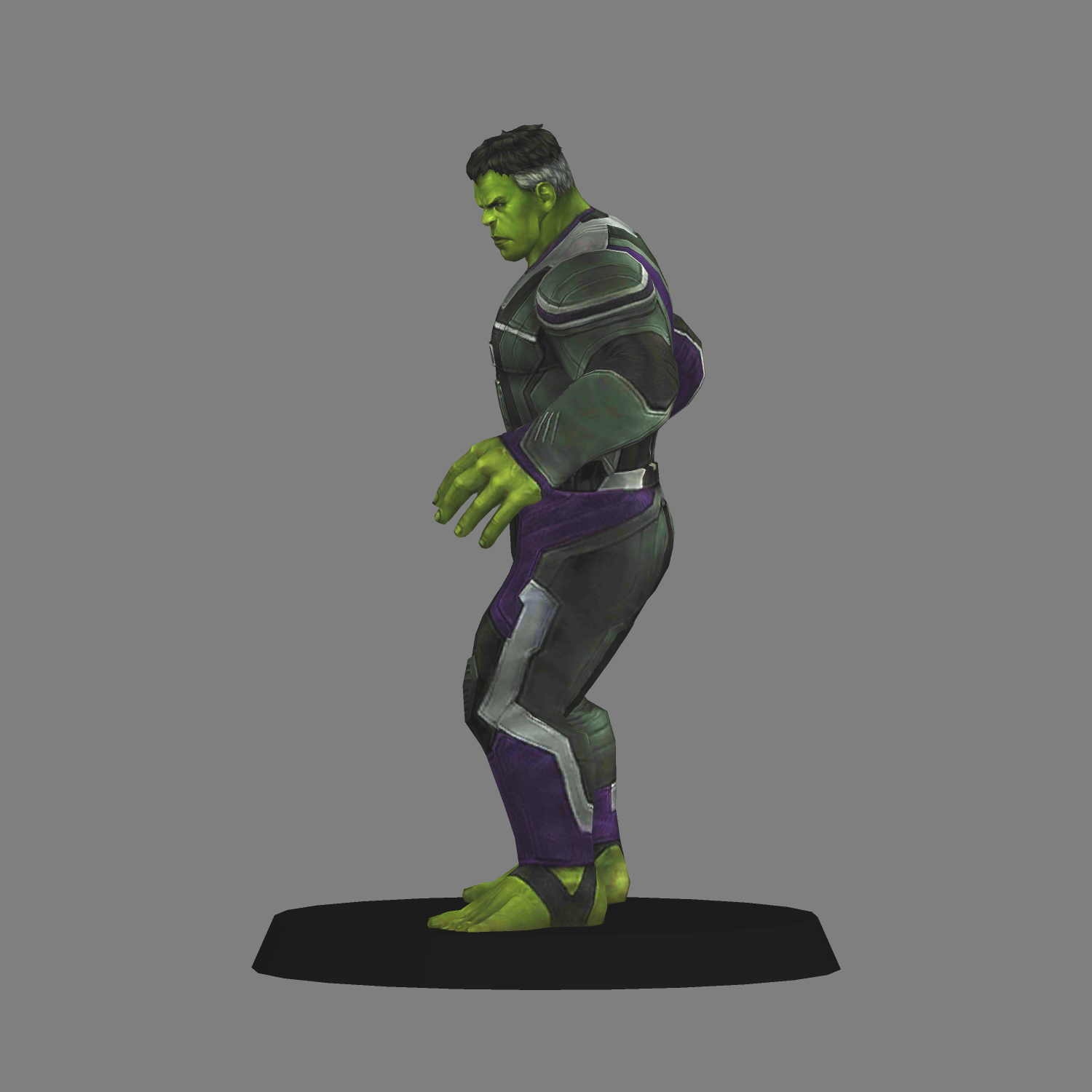 STL file Hulk - Smart Hulk - Avengers Endgame LOW POLYGONS AND NEW ...