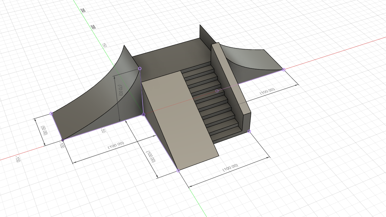 🛹 Fingerboard skate ramp・ STL File for ・Cults