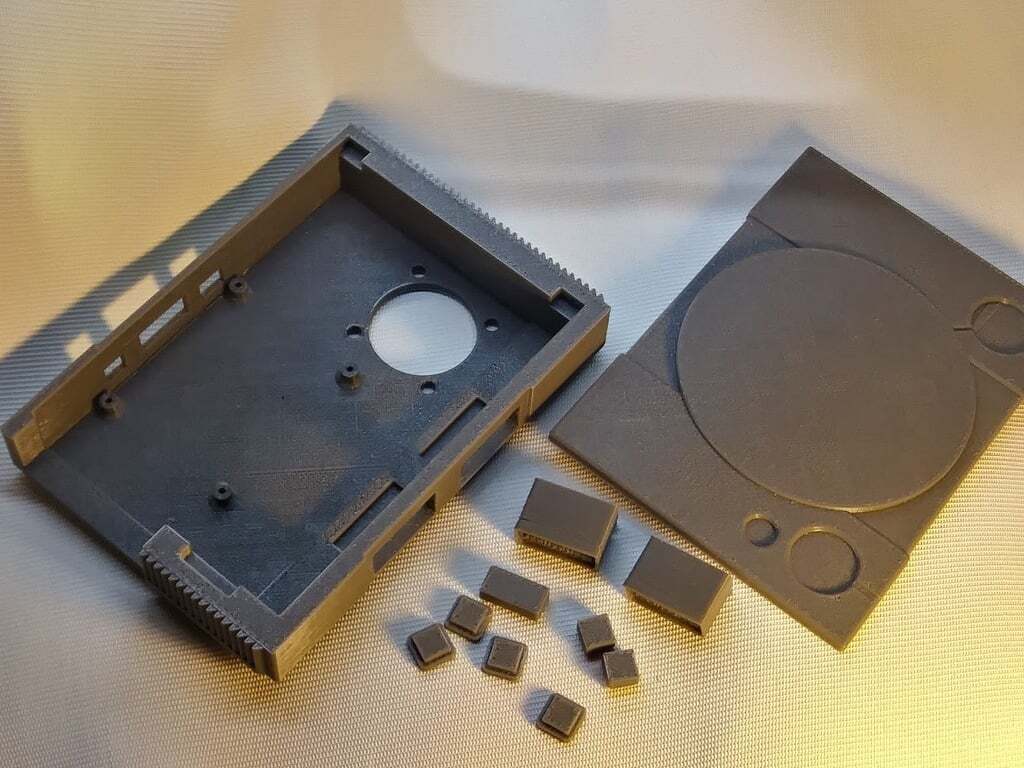 3D printable Playstation Pi Mini V3 (Raspberry Pi 2 + 3 Case)・Cults