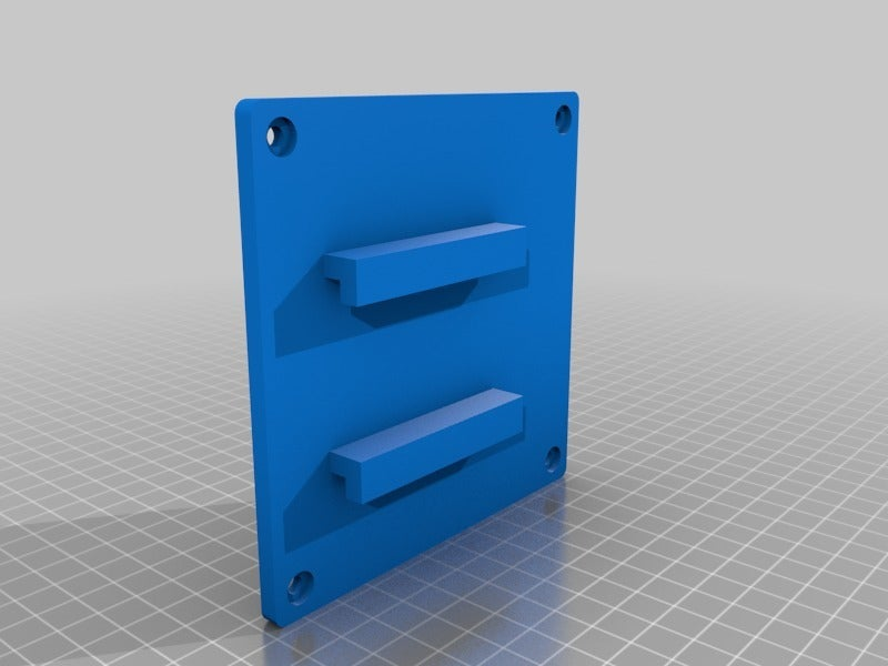 🧞‍♂️ Built-in adjustable TV/Monitor holder. Vesa (10x10)・Free STL File ...