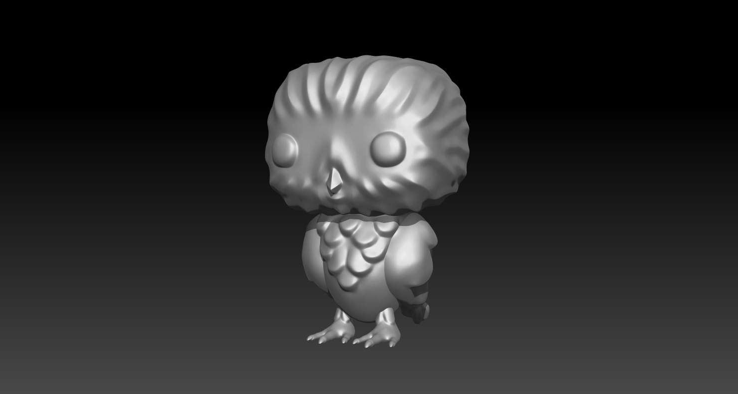 STL file Hedwig (Harry Potter) - Funko version 🦉 ・3D printer model to ...