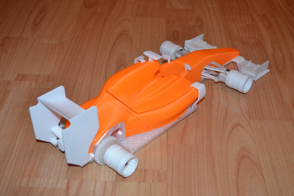 3D printing OpenRC F1 car - 1:10 RC Car・Cults