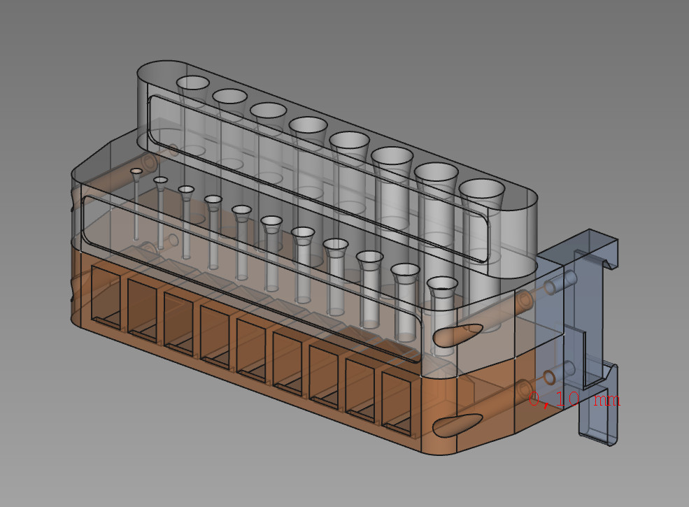 Free STL file Drill-Bit Sorter for DIN Rail attachment 🔧 ・3D printer design to download・Cults