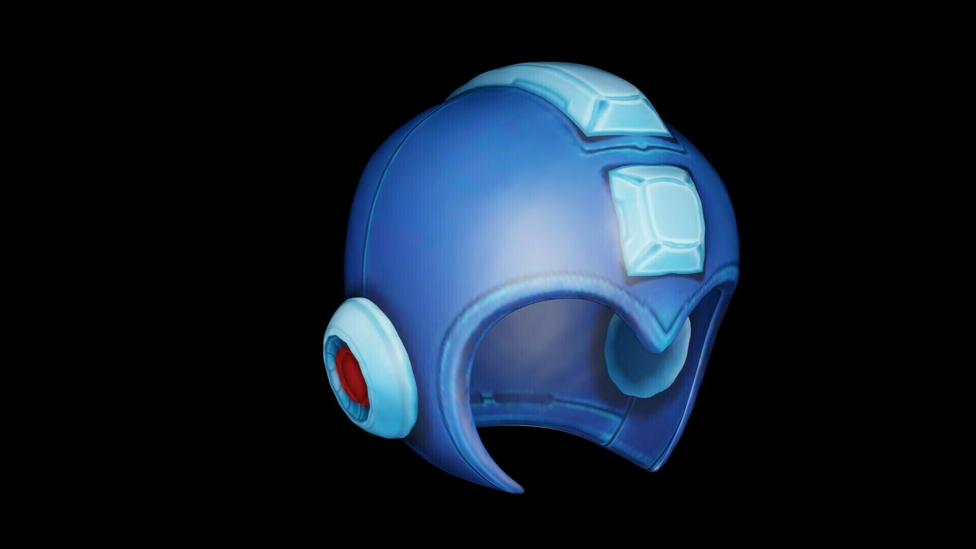 STL file helmet mega man 🪖 ・3D printing idea to download・Cults