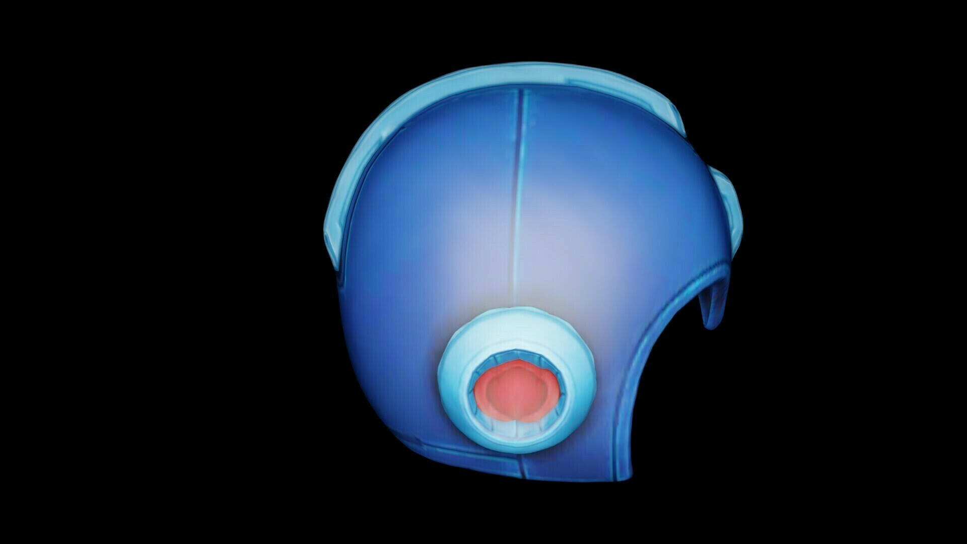 STL file helmet mega man 🪖 ・3D printing idea to download・Cults