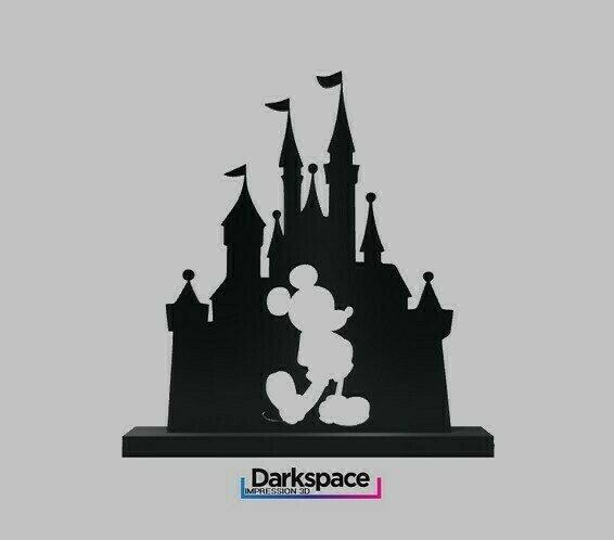 🏰 disney castle base・ STL File for ・Cults