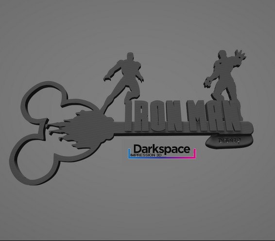 👨 Disney IRON MAN Key・ STL File for ・Cults