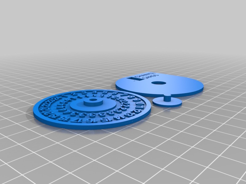 ♟ Keyforge Dial Chain Counter・Free STL File for 3D printing・Cults