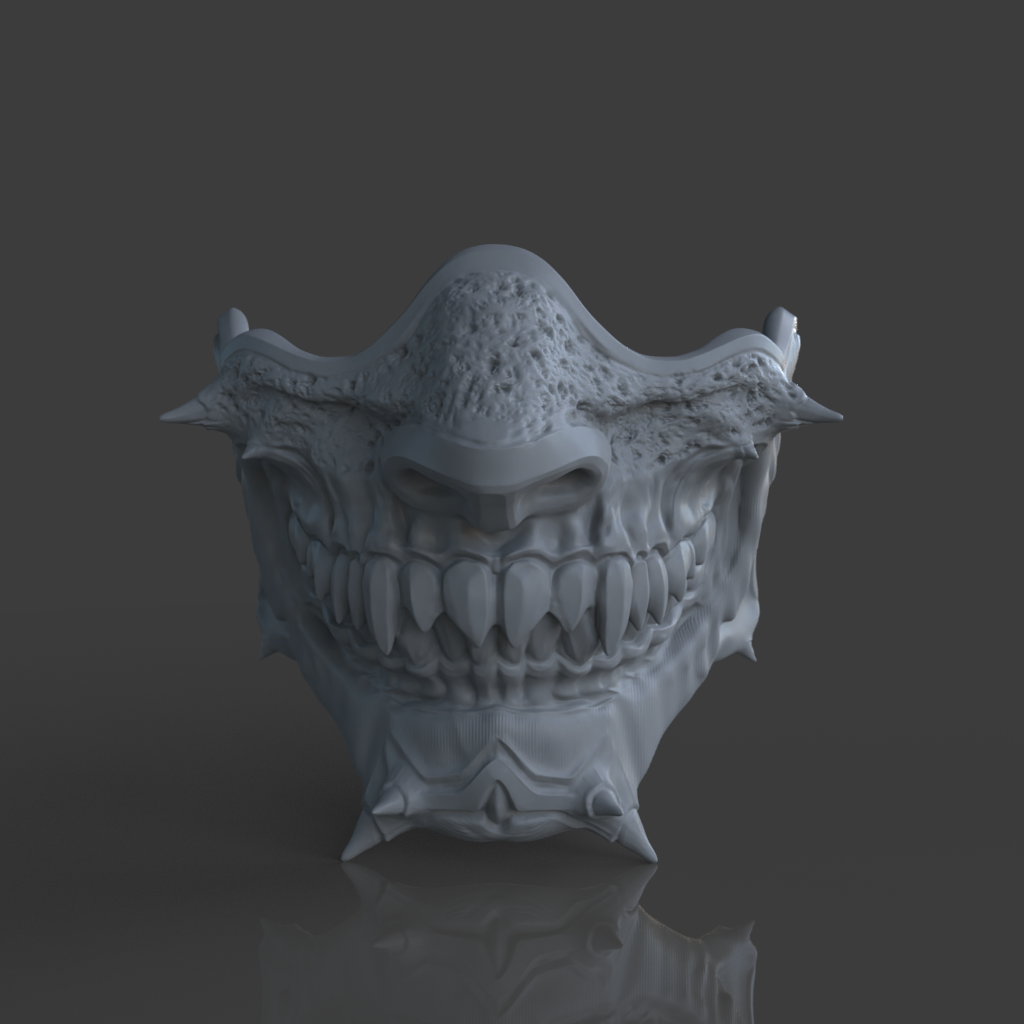 🗡️ Samurai Mask II・ STL File for ・Cults