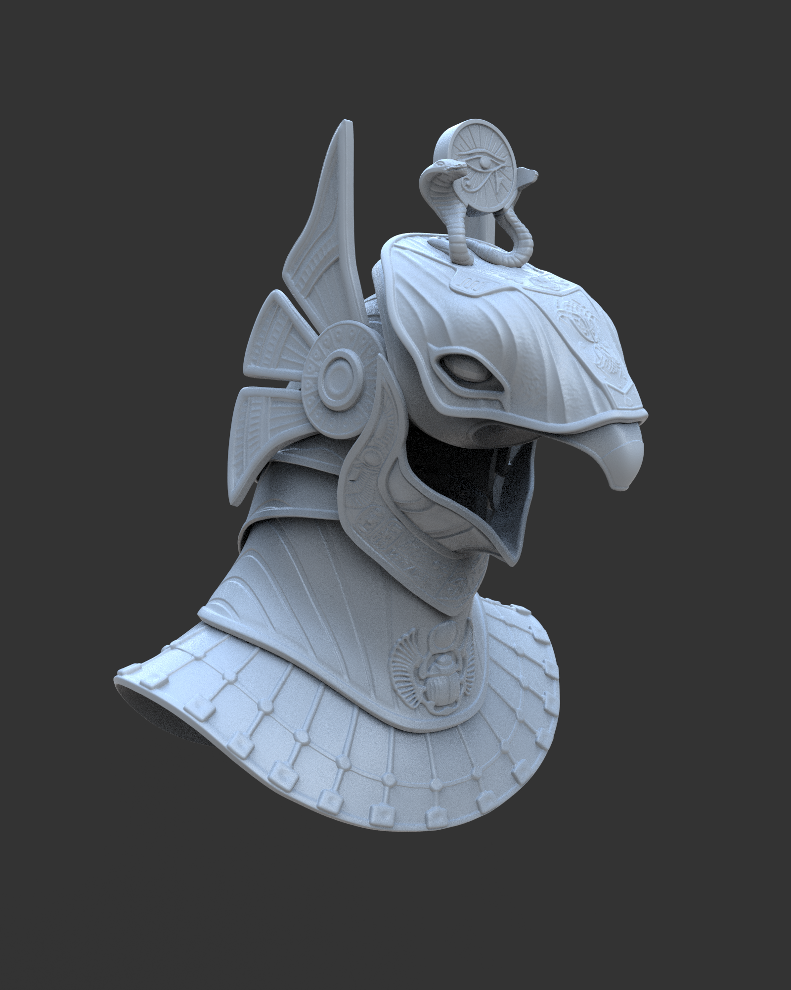 STL file Horus helmet v2 🪖 ・3D print model to download・Cults