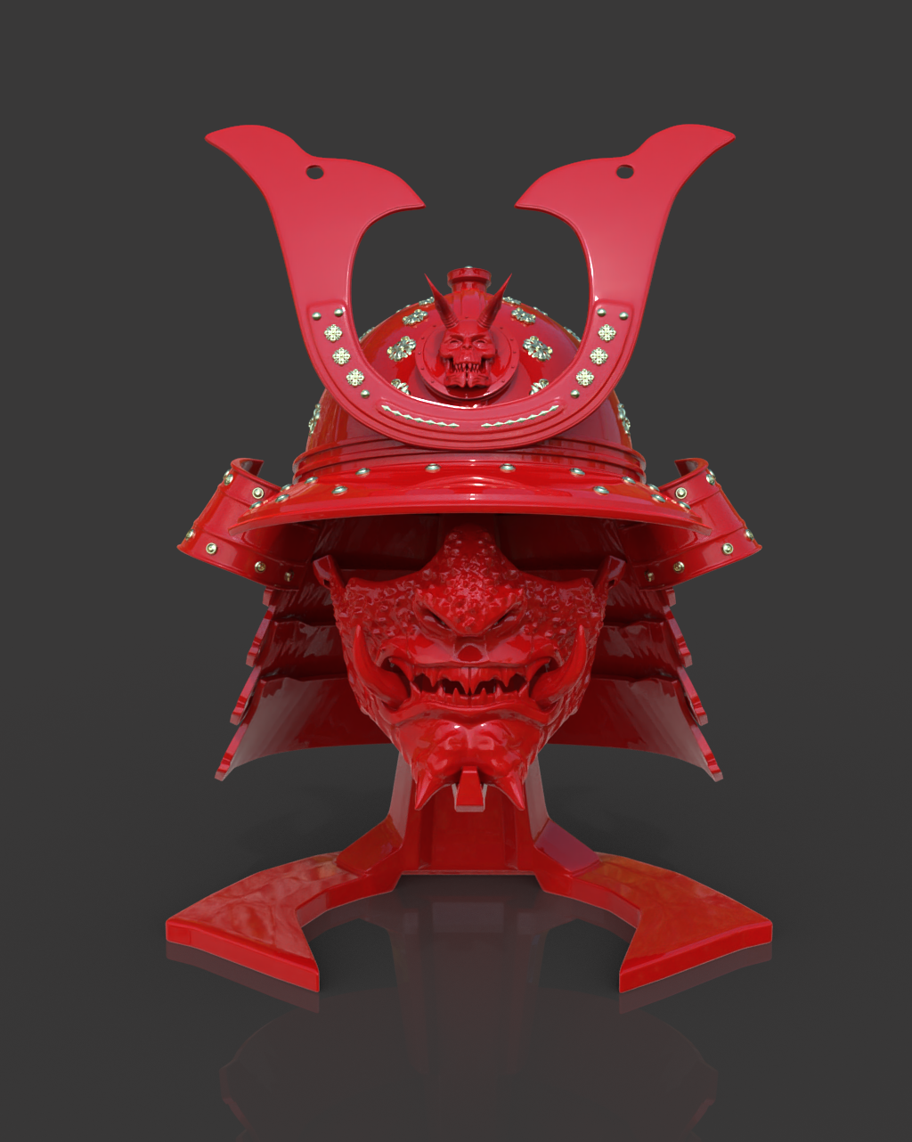 STL file Samurai Helmet 2 (Kabuto) 🗡️ ・3D printable model to download・Cults